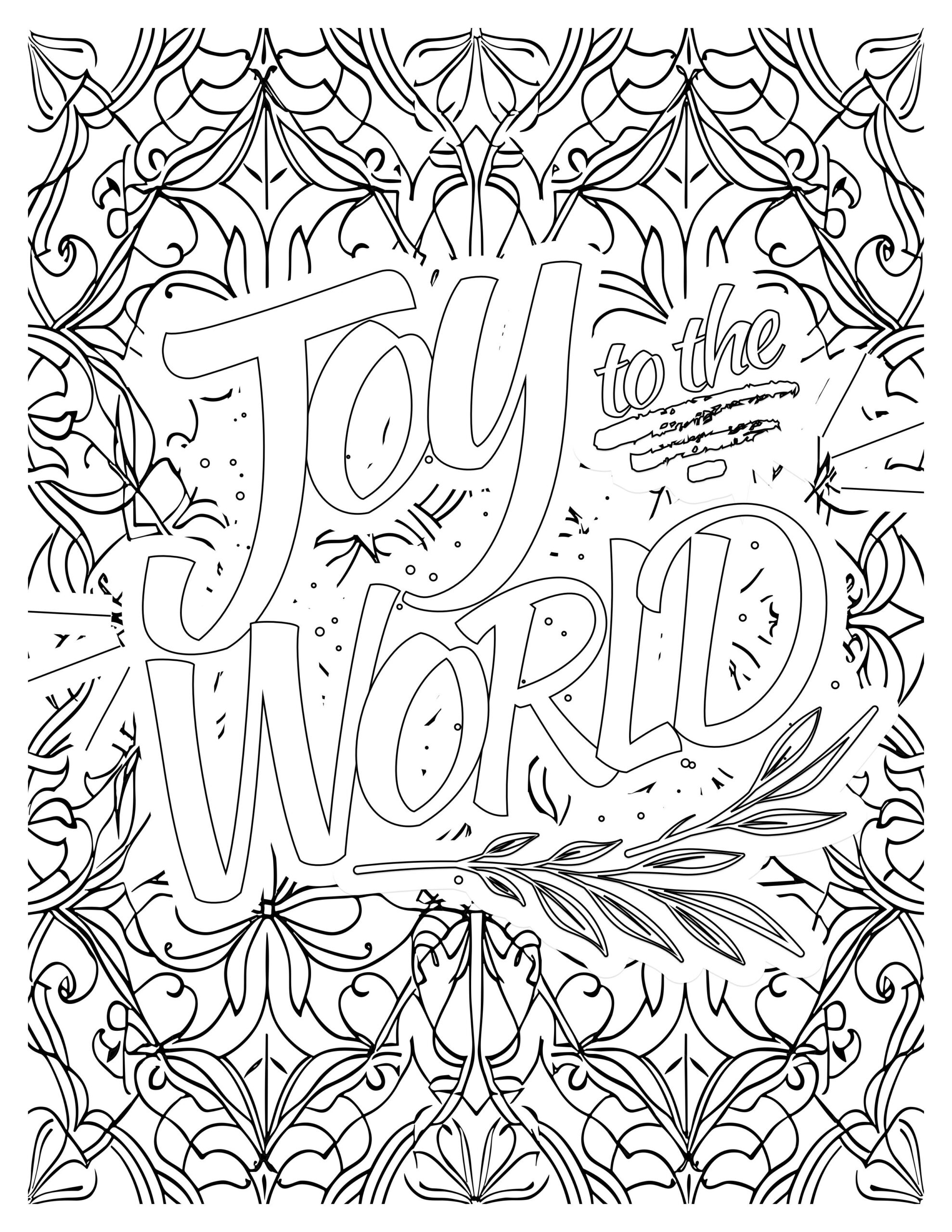 Inspirational Bible Verse Coloring Pages: Encouraging Designs