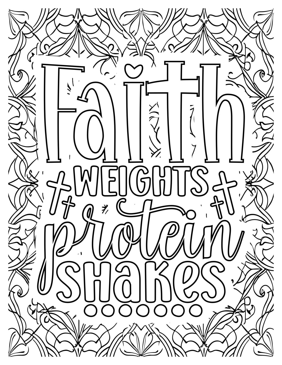 Inspirational Bible Verse Coloring Pages: Encouraging Designs