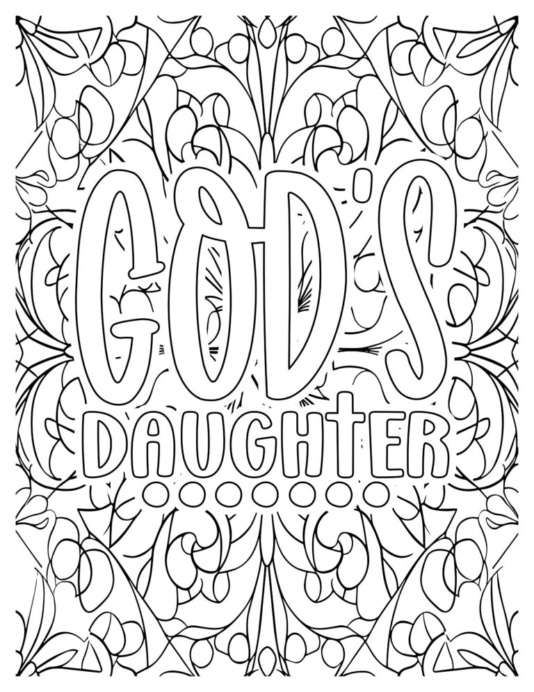 Inspirational Bible Verse Coloring Pages: Encouraging Designs