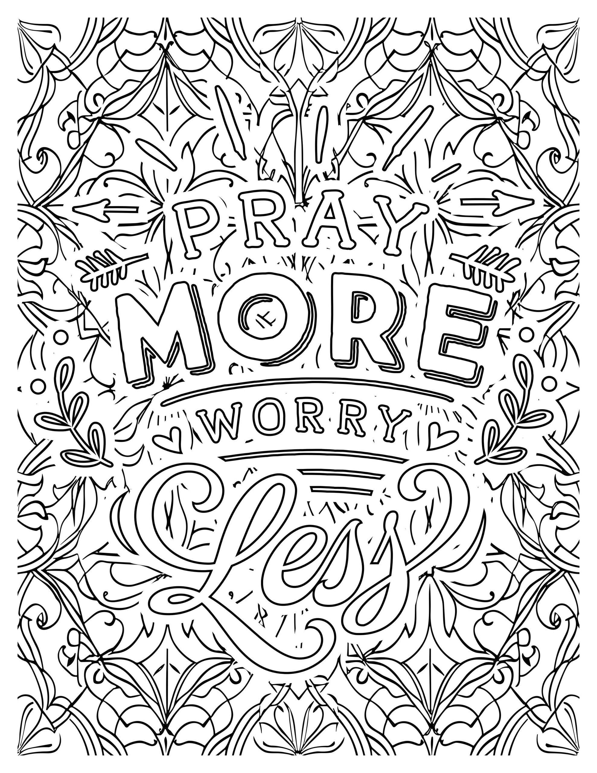 Inspirational Bible Verse Coloring Pages: Encouraging Designs