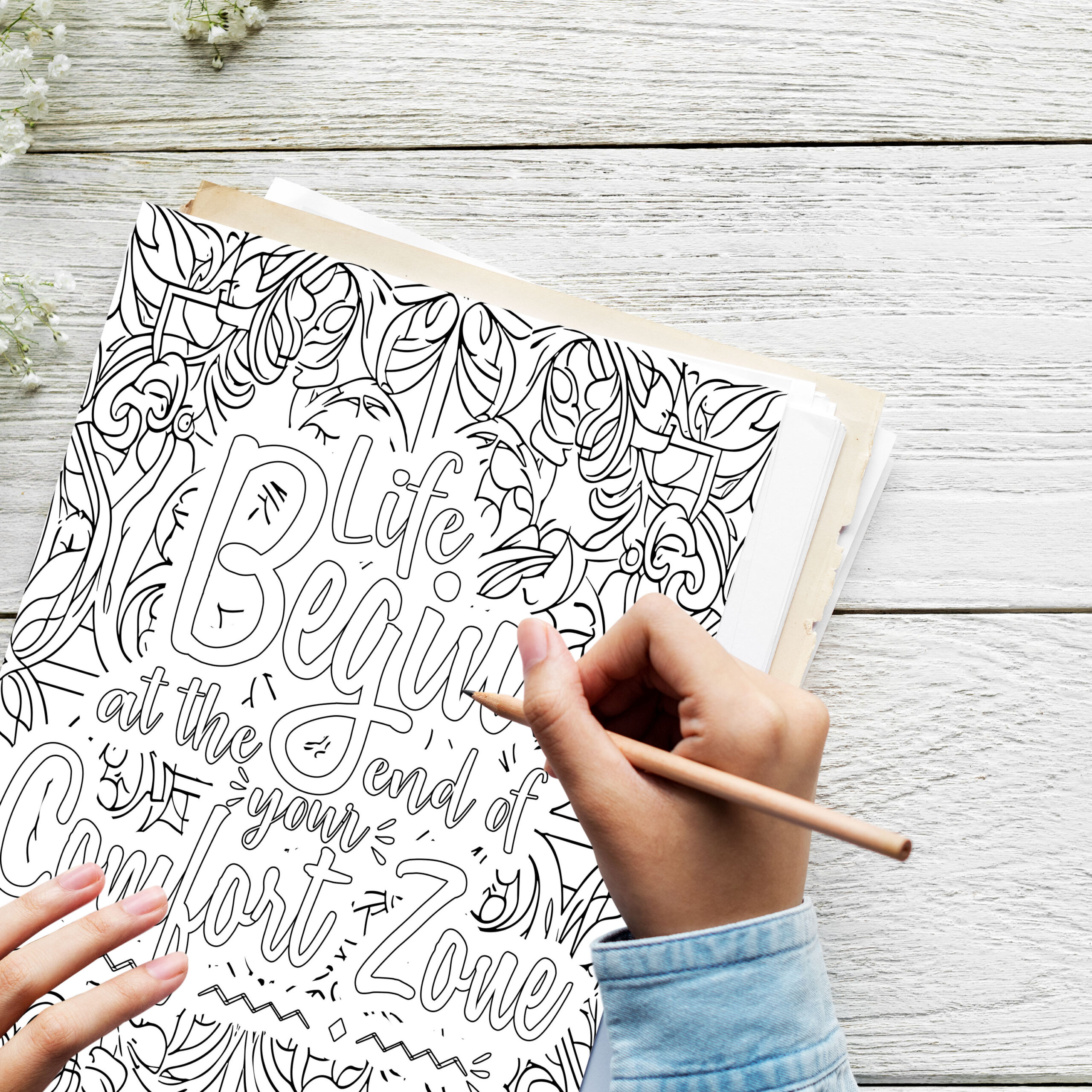 Mindfulness Coloring Pages