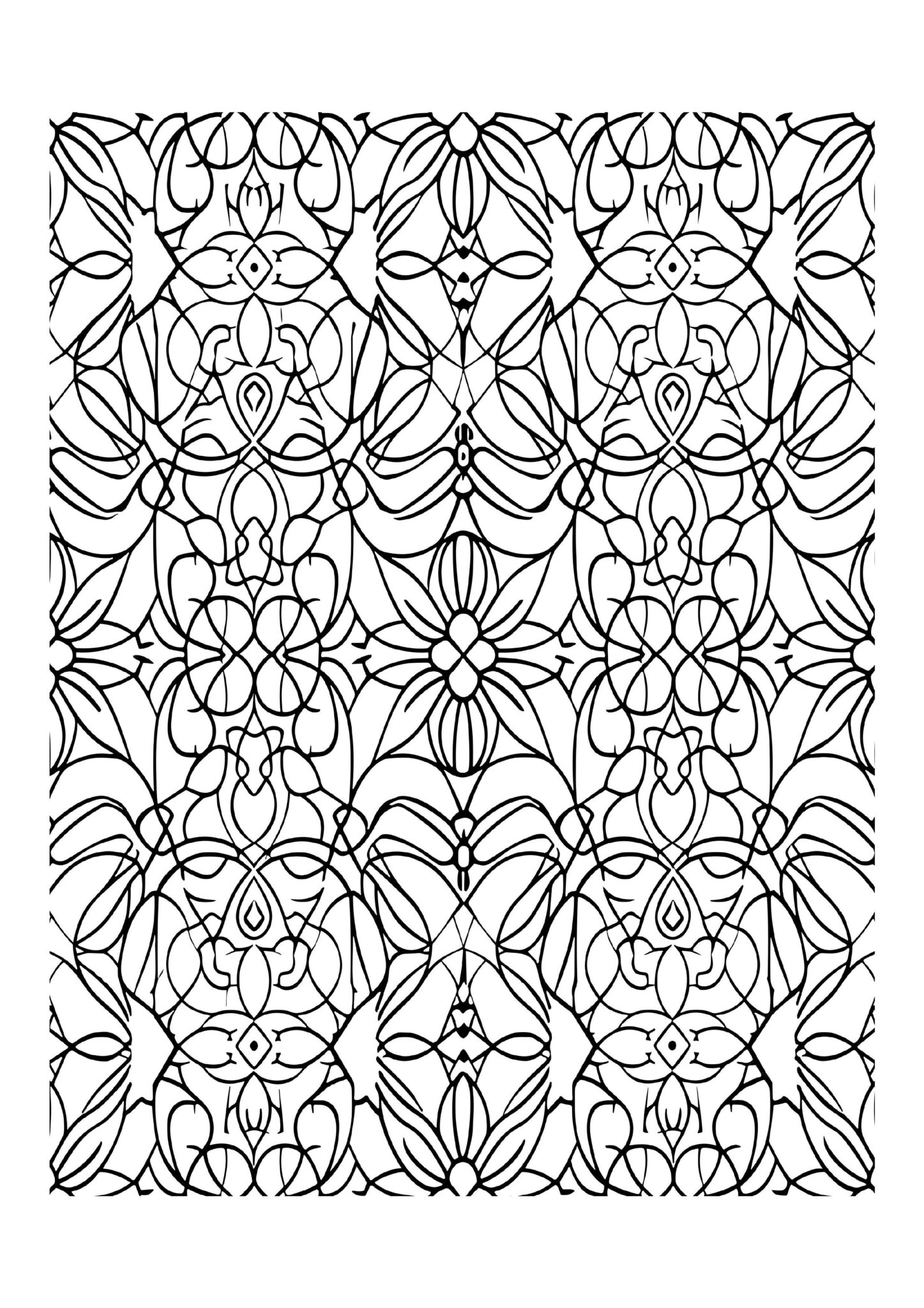 Arabesque Coloring Pages for Relaxation I Intricate Beauty