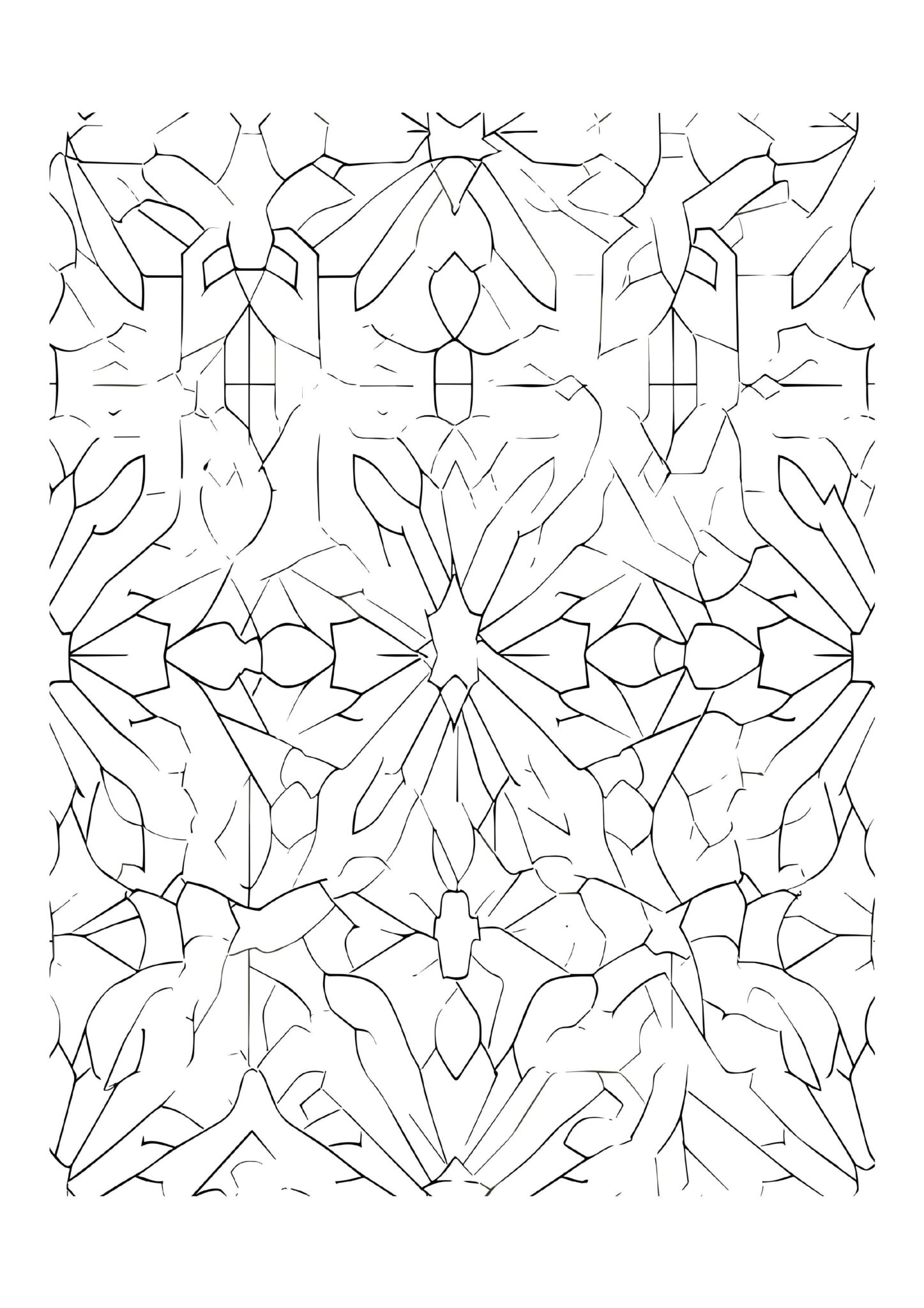 Arabesque Coloring Pages for Relaxation I Intricate Beauty