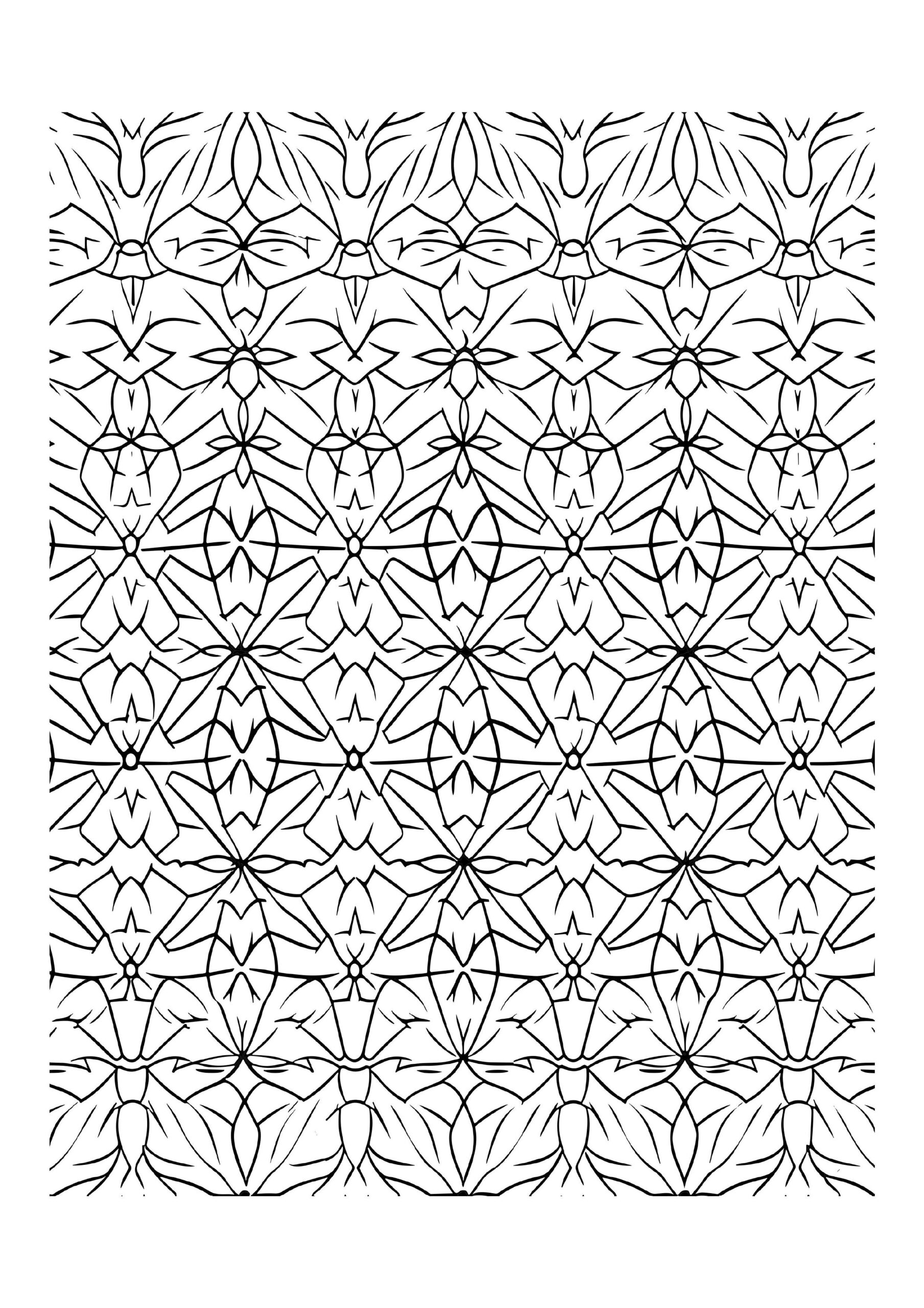 Arabesque Coloring Pages for Relaxation I Intricate Beauty