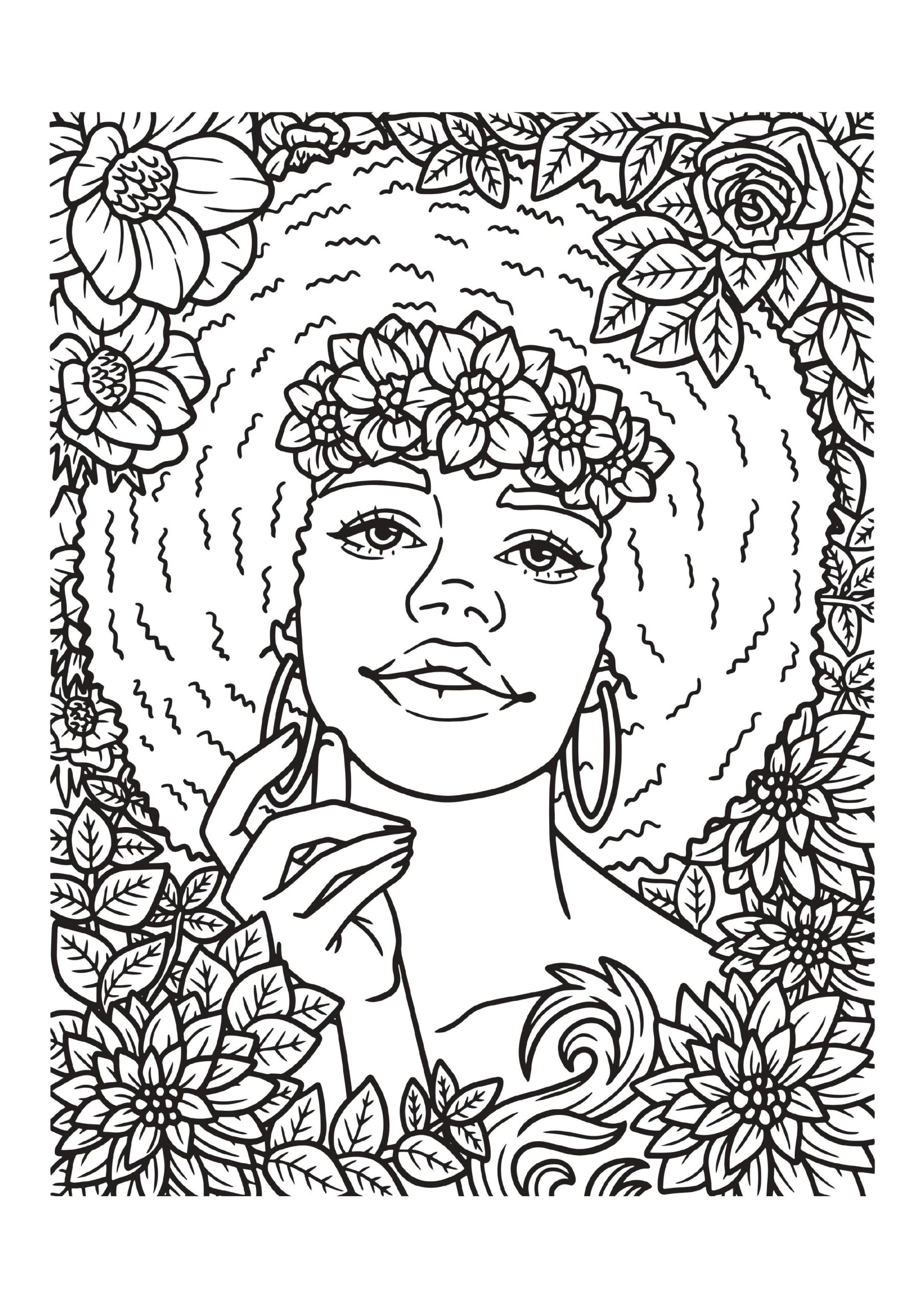 Hipster Chic Coloring Pages I Indie Inspiration