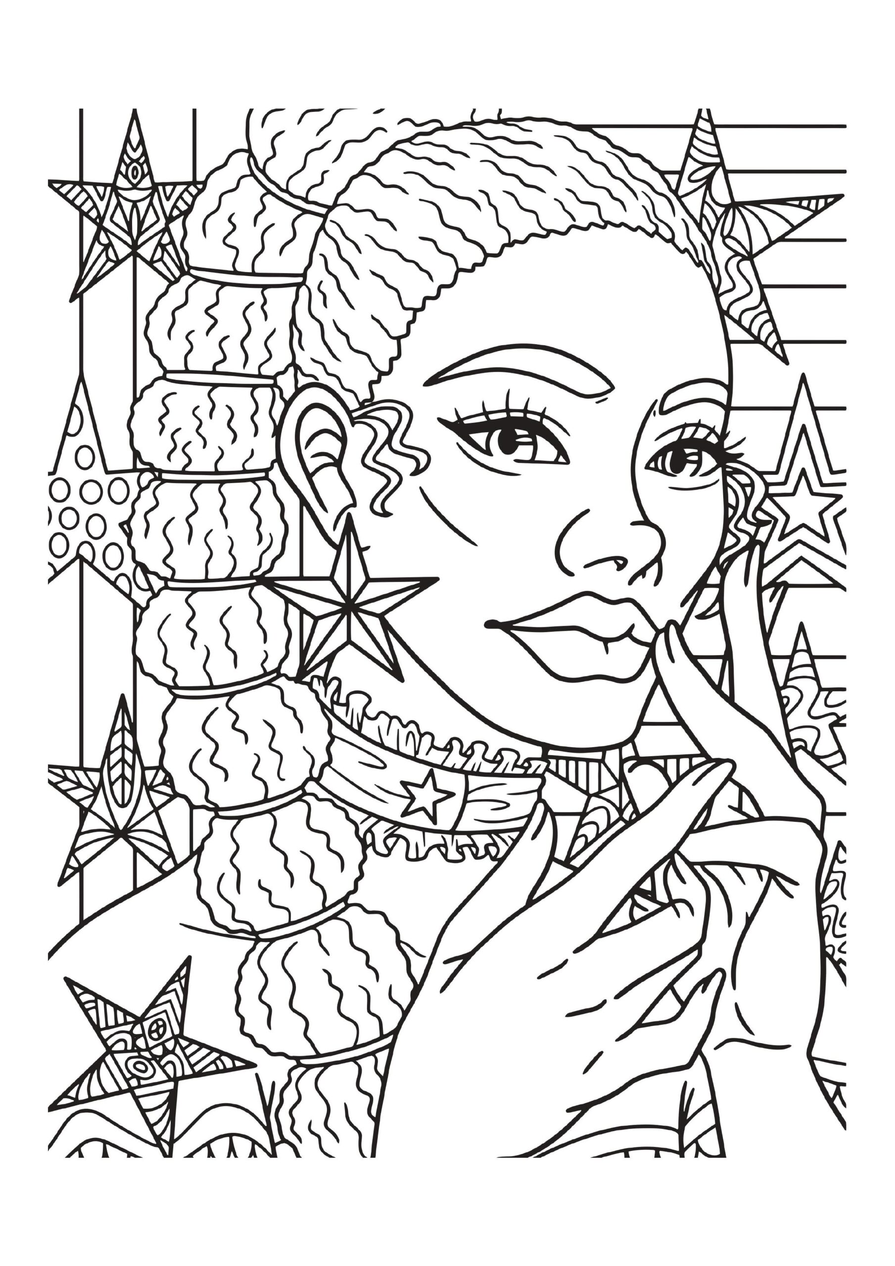 Hipster Chic Coloring Pages I Indie Inspiration