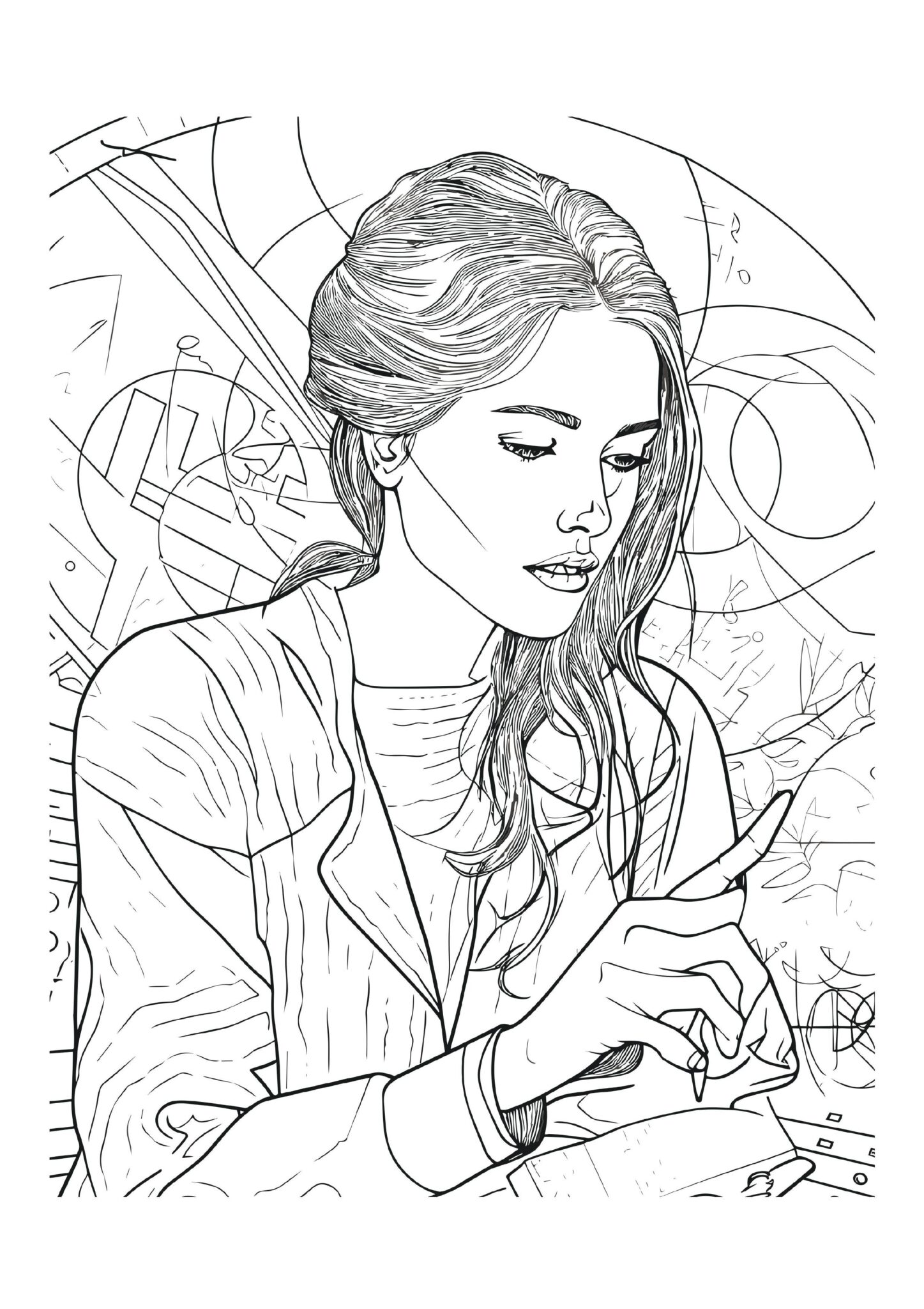 Hipster Chic Coloring Pages I Indie Inspiration