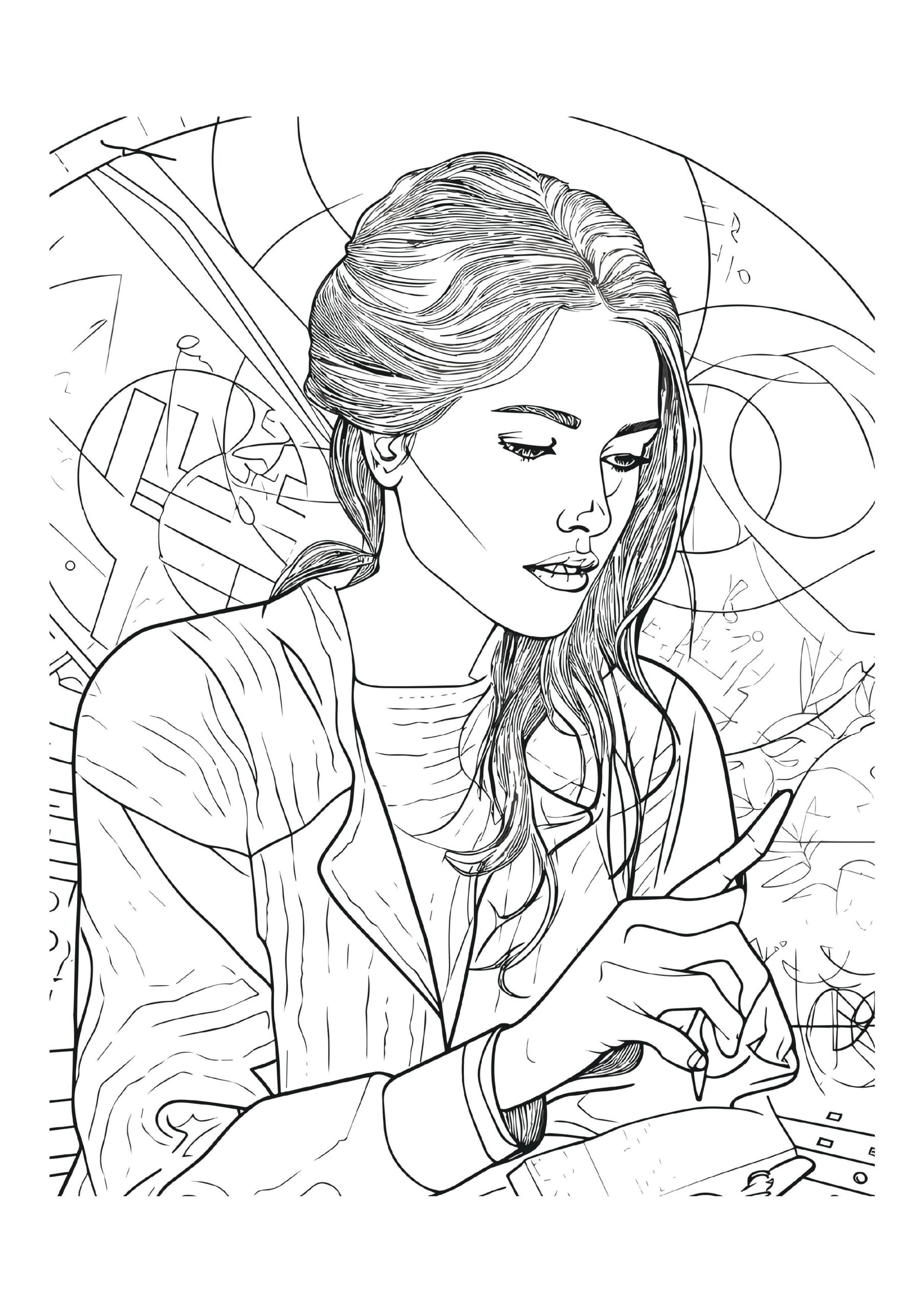 Hipster Chic Coloring Pages I Indie Inspiration