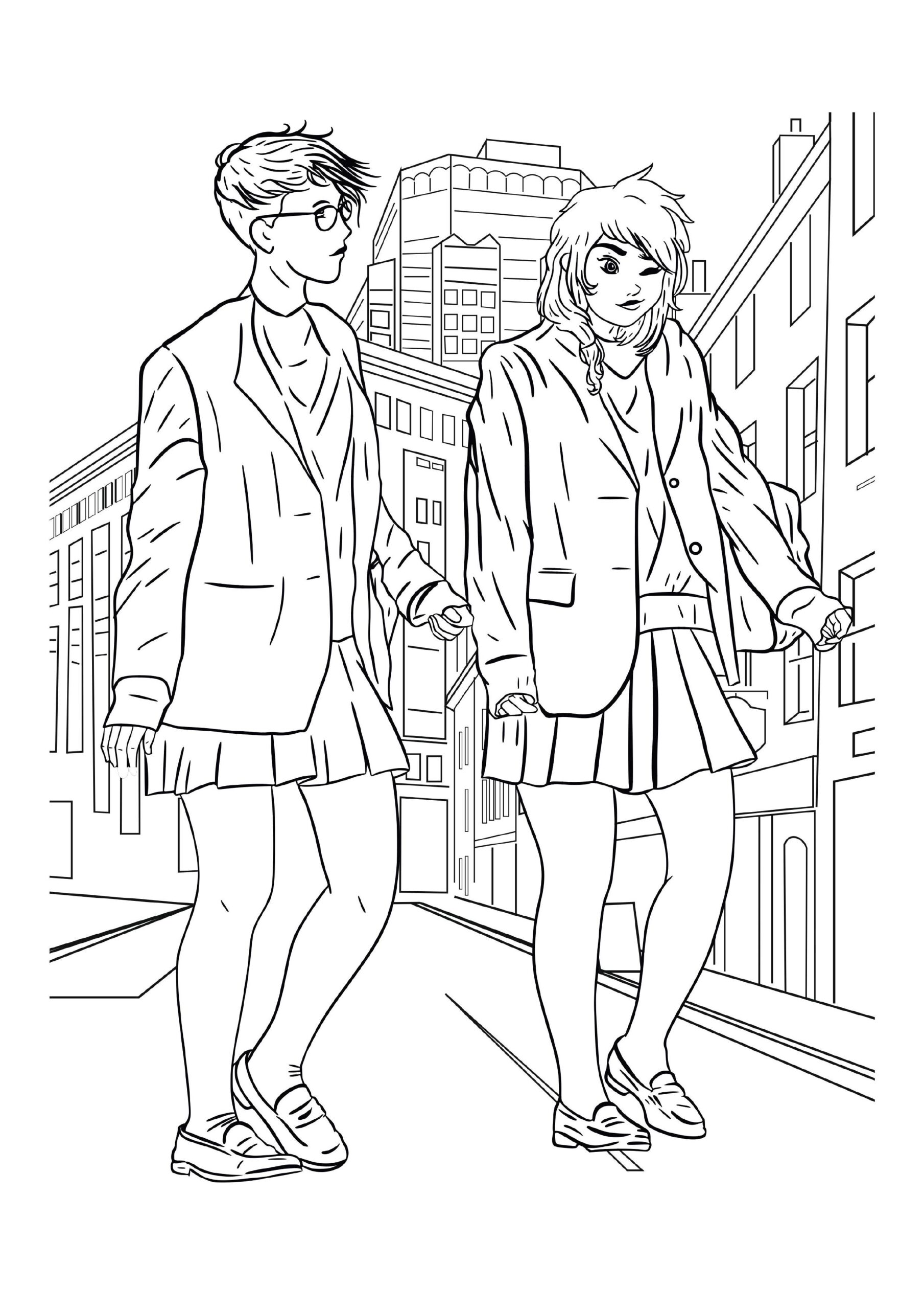 Hipster Chic Coloring Pages I Indie Inspiration