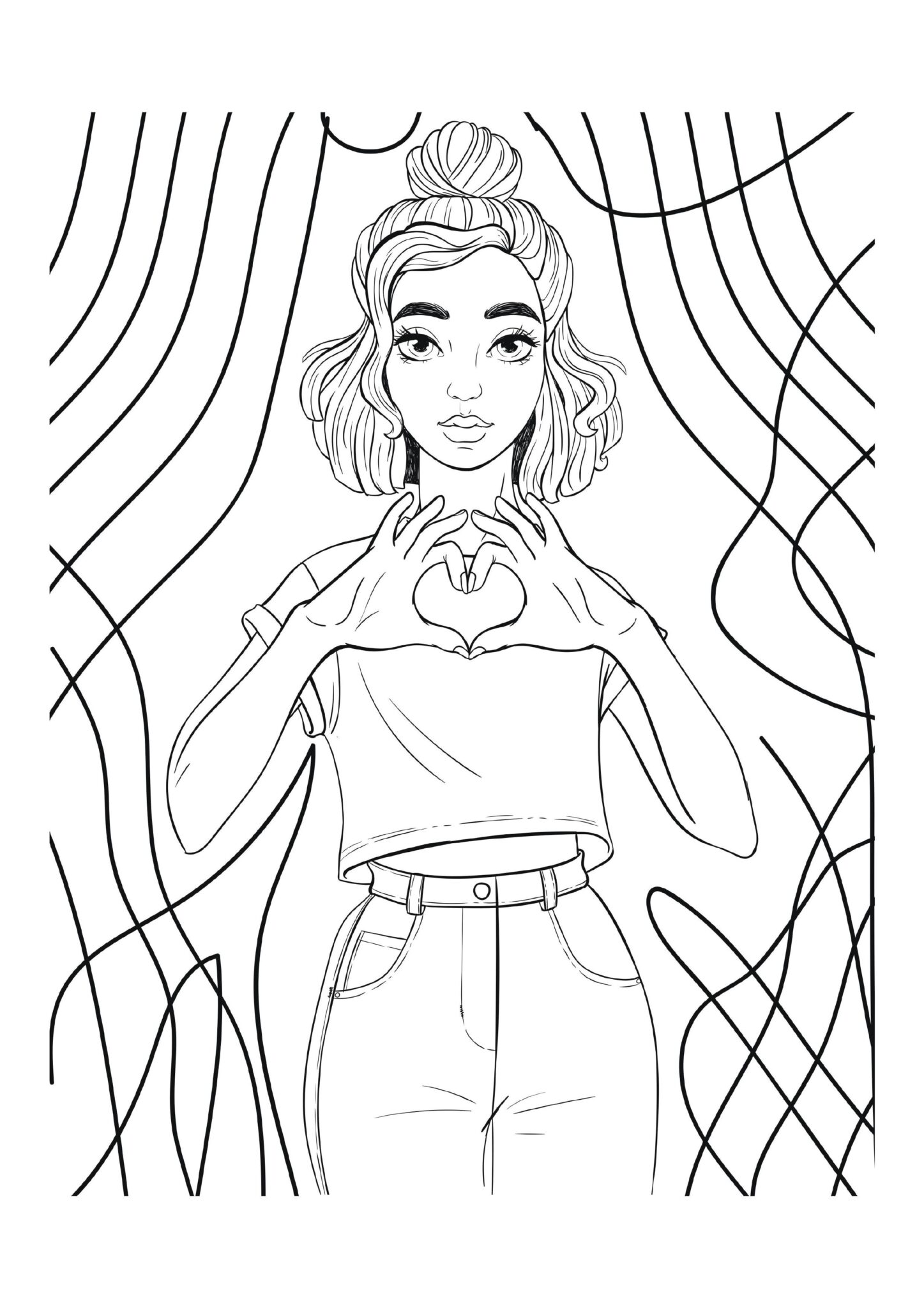 Hipster Chic Coloring Pages I Indie Inspiration