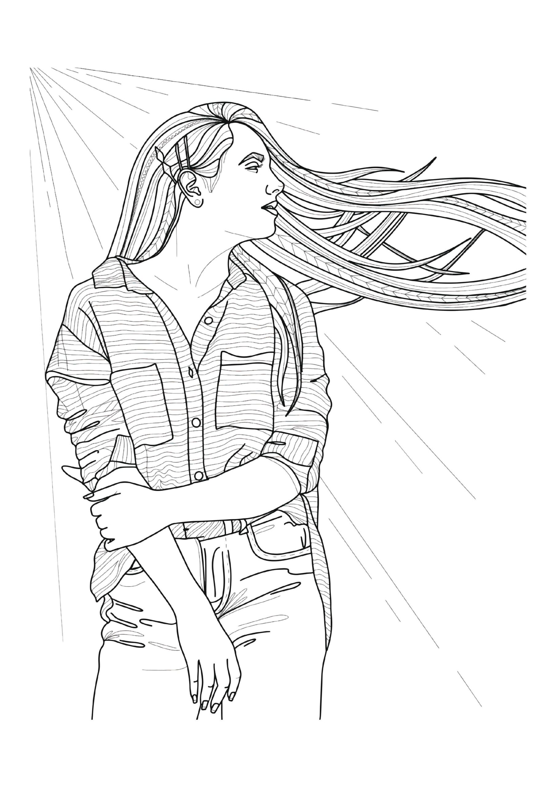 Hipster Chic Coloring Pages I Indie Inspiration