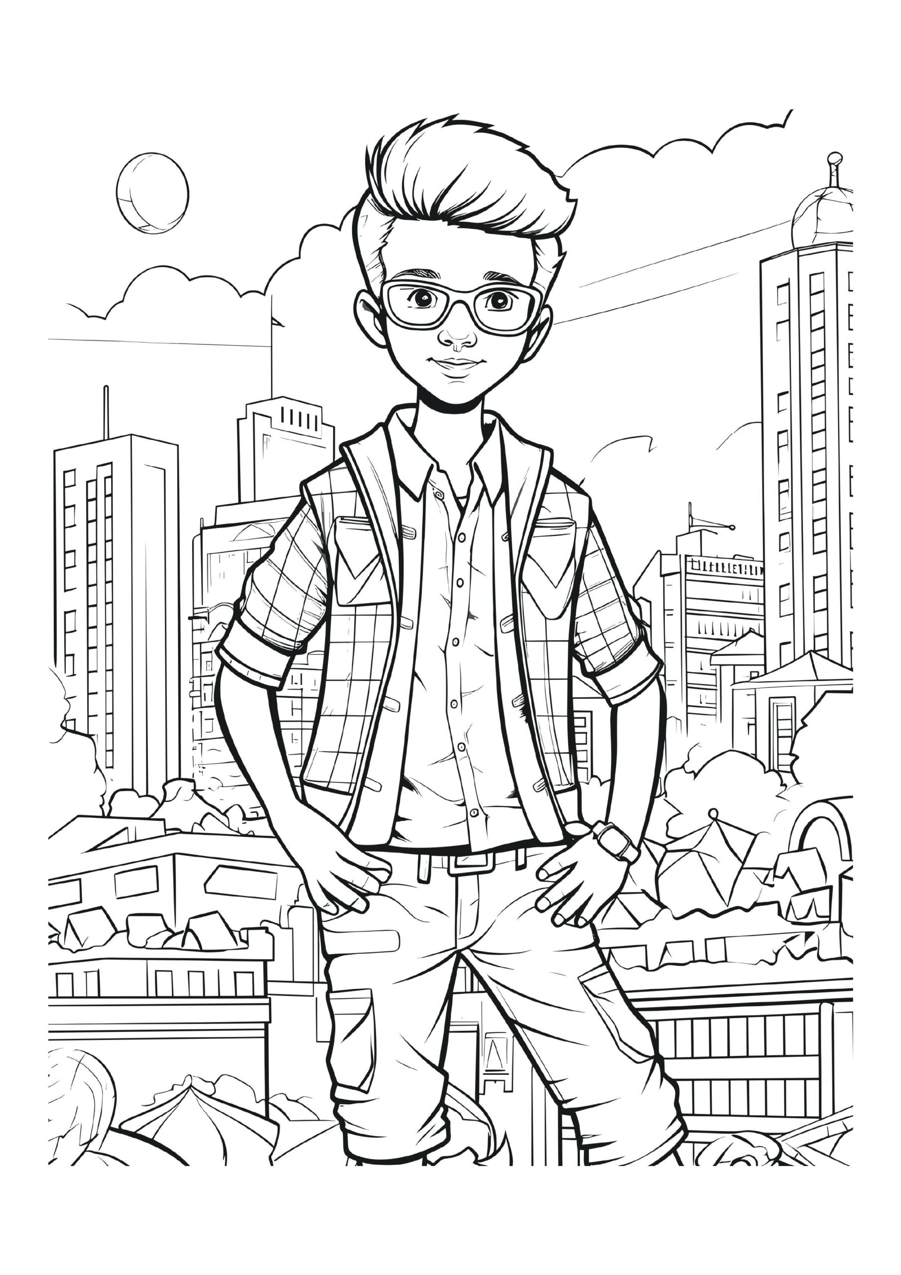 Hipster Chic Coloring Pages I Indie Inspiration