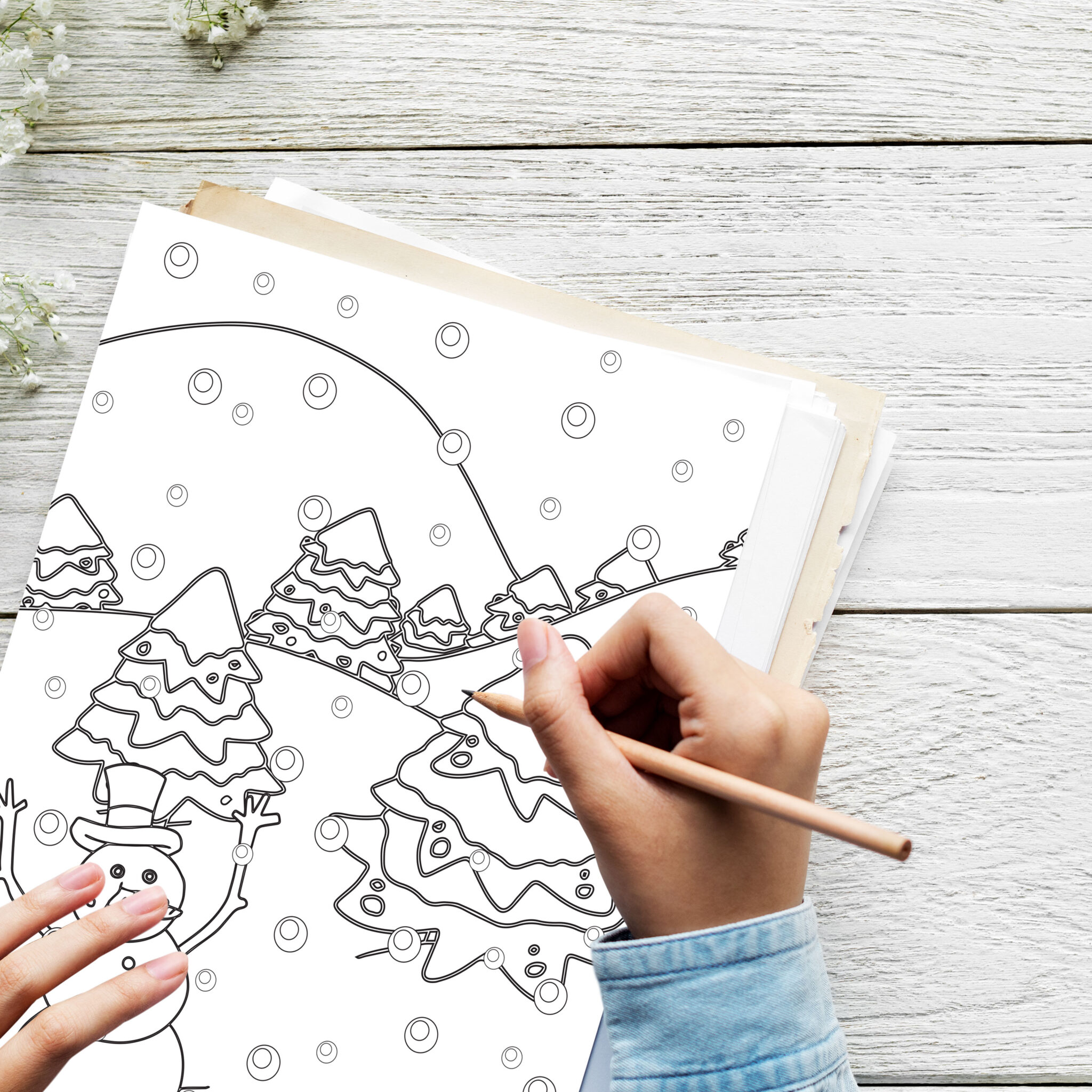 47 Snowflake Serenade Coloring Pages For Kids & Adults (FREE DOWNLOAD ...