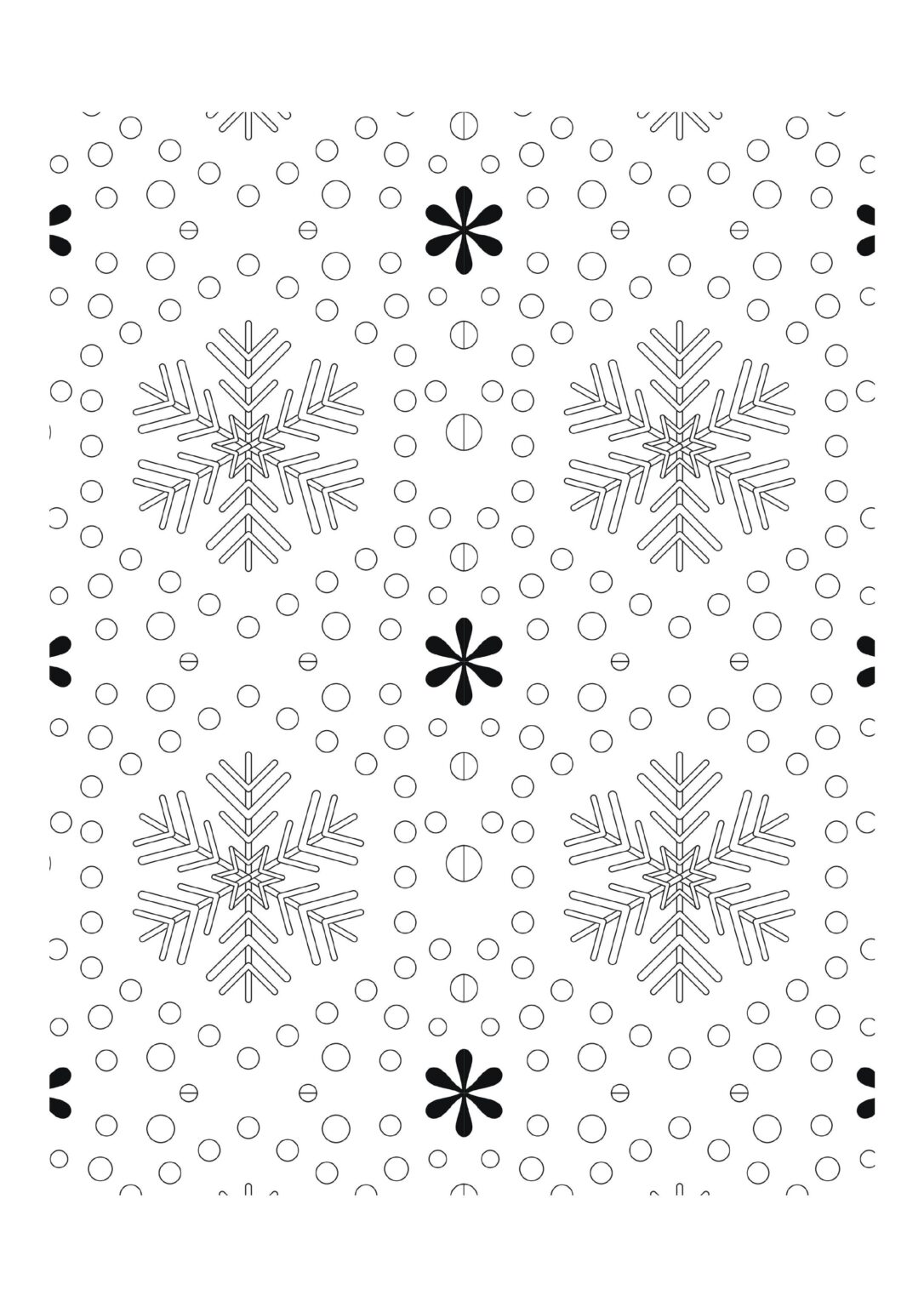 47 Snowflake Serenade Coloring Pages For Kids & Adults (FREE DOWNLOAD ...