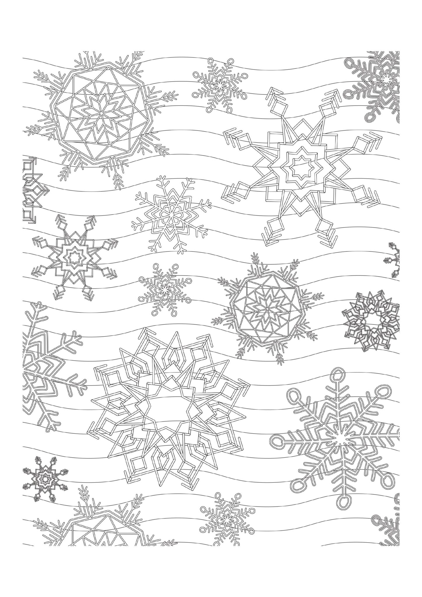 47 Snowflake Serenade Coloring Pages For Kids & Adults (FREE DOWNLOAD ...