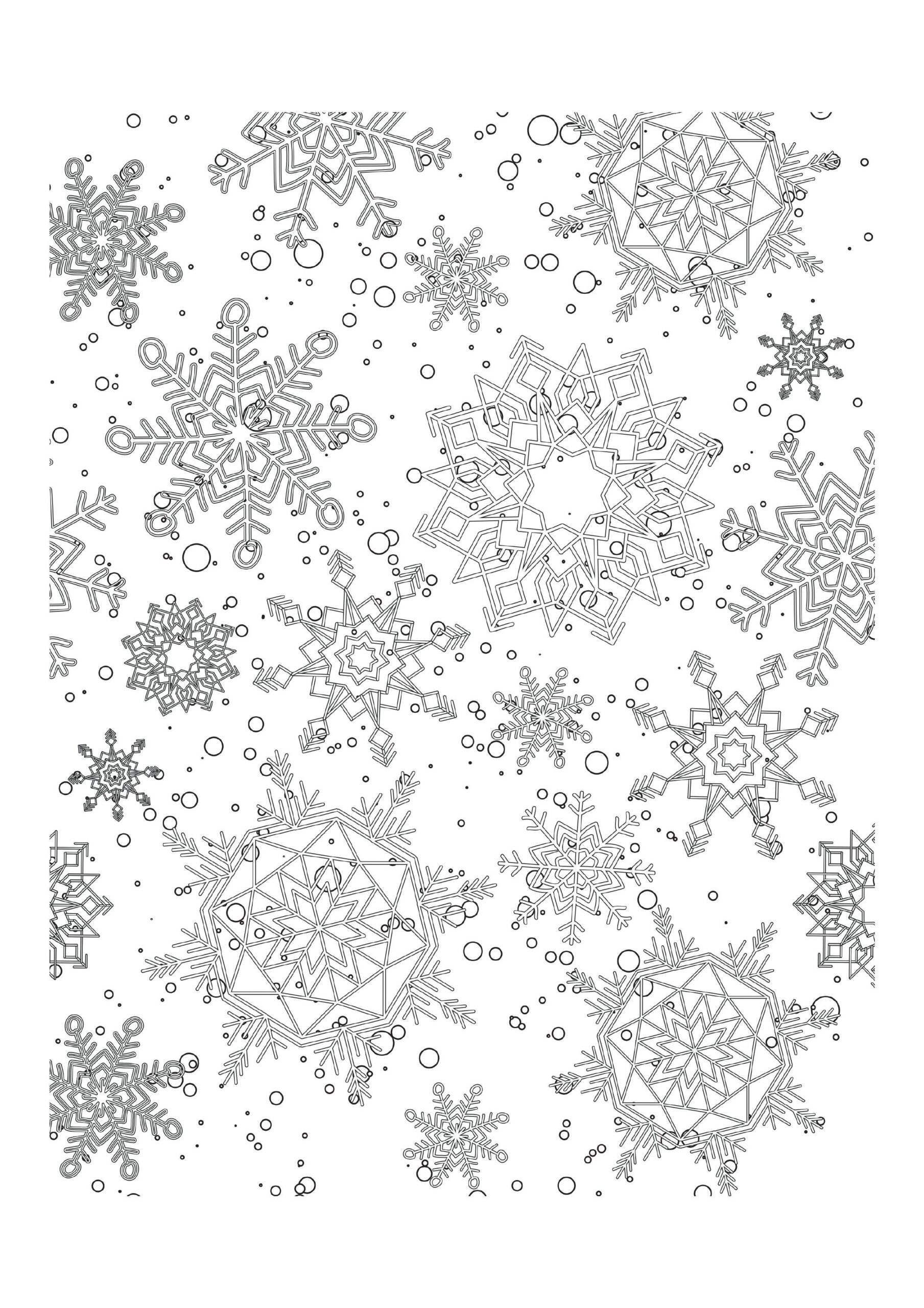 47 Snowflake Serenade Coloring Pages For Kids & Adults (FREE DOWNLOAD ...