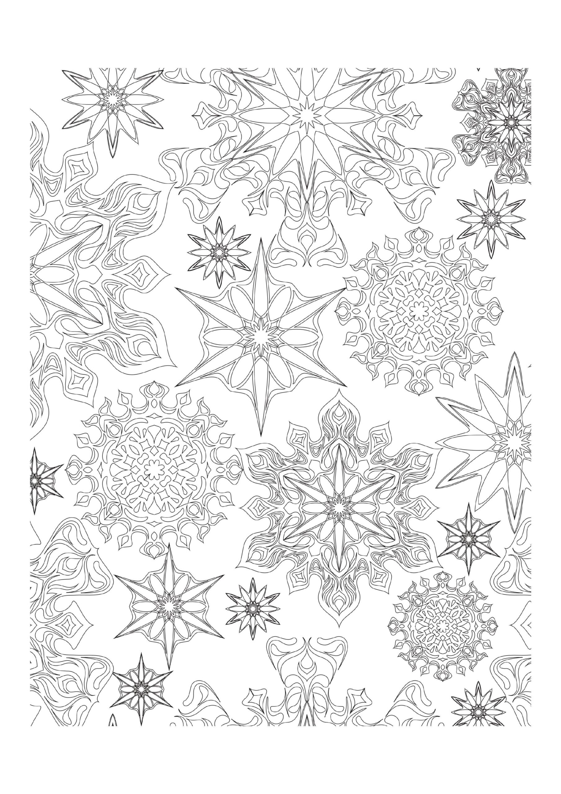 47 Snowflake Serenade Coloring Pages For Kids & Adults (FREE DOWNLOAD ...