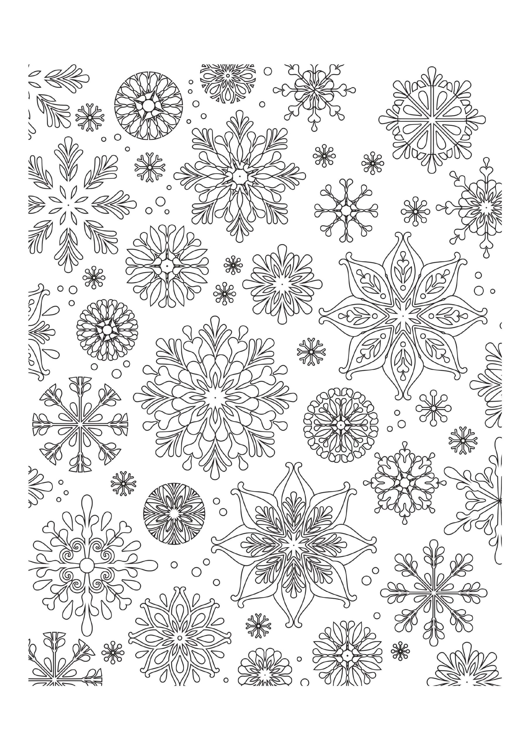 47 Snowflake Serenade Coloring Pages For Kids & Adults (FREE DOWNLOAD ...
