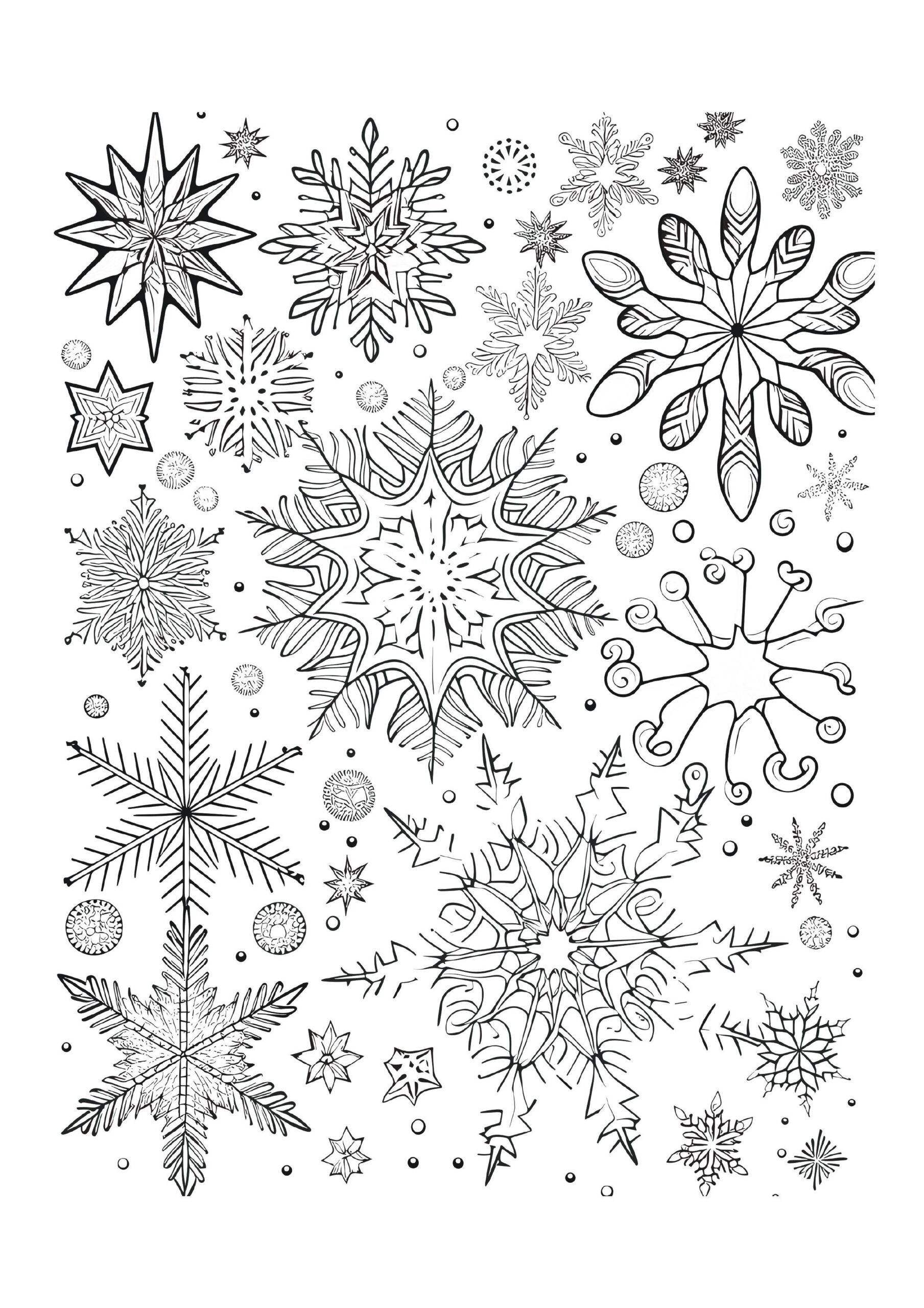 47 Snowflake Serenade Coloring Pages For Kids & Adults (FREE DOWNLOAD ...