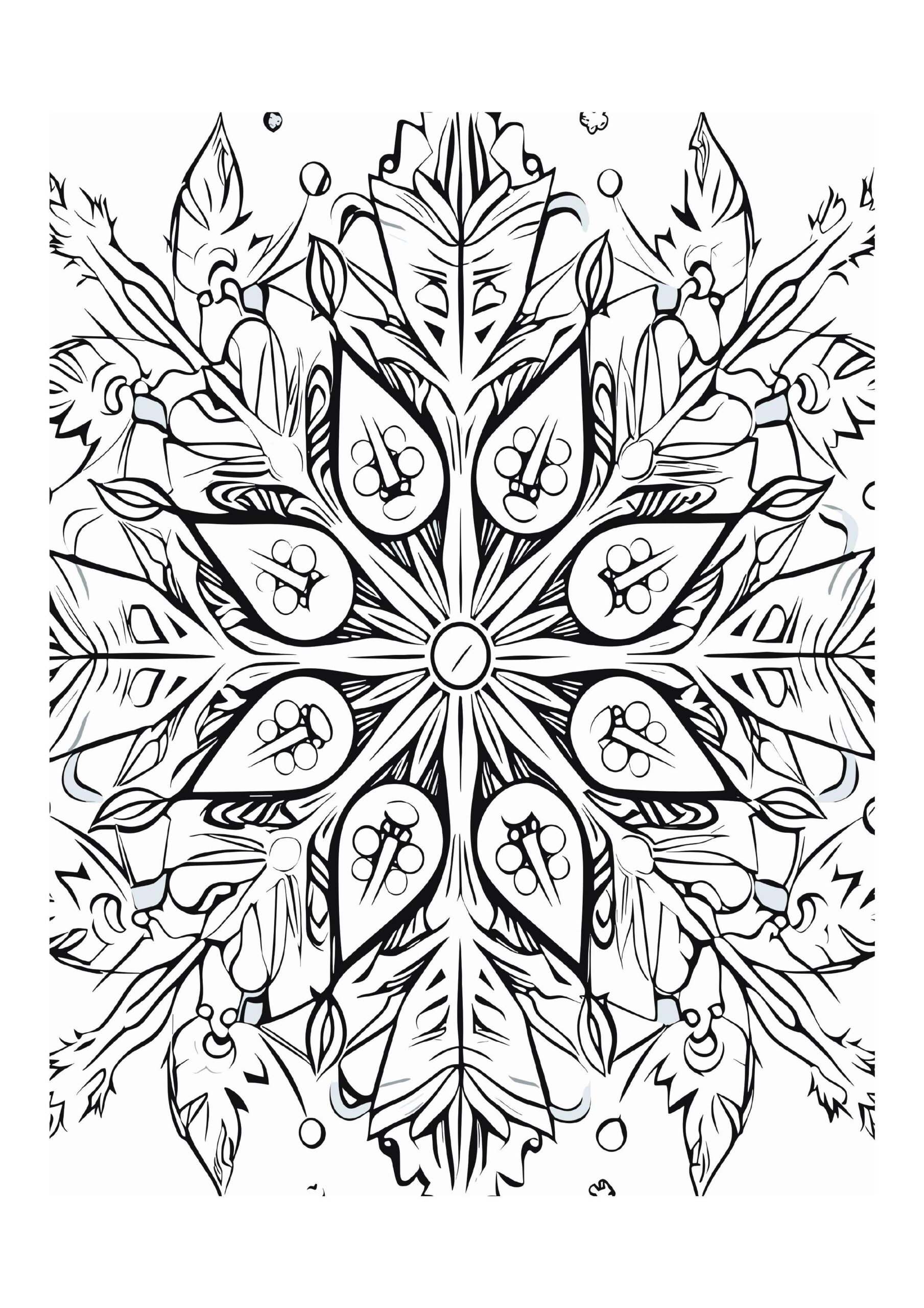 47 Snowflake Serenade Coloring Pages For Kids & Adults (FREE DOWNLOAD ...