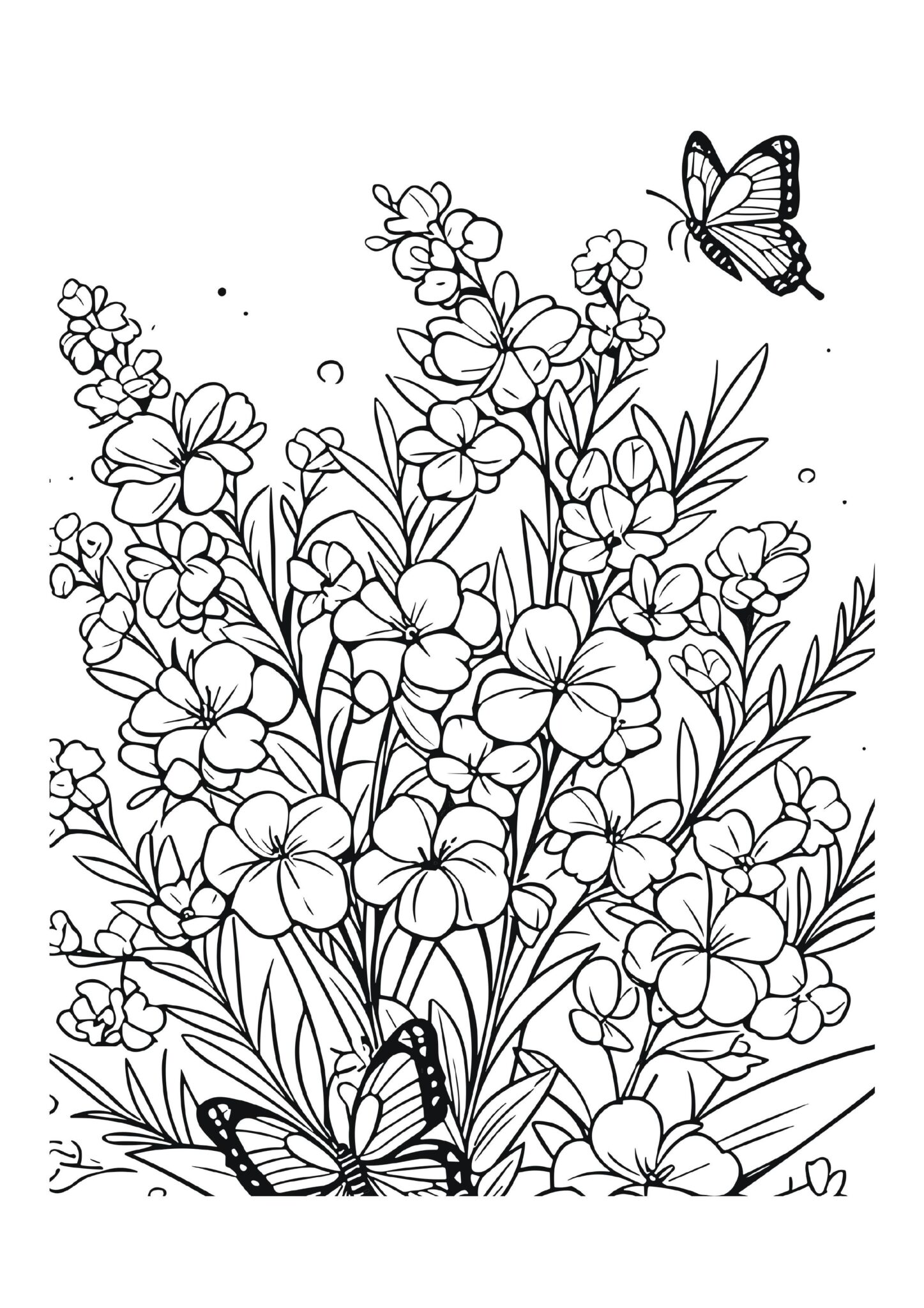 Wildflower Meadow Coloring Pages Collection I Meadow Magic