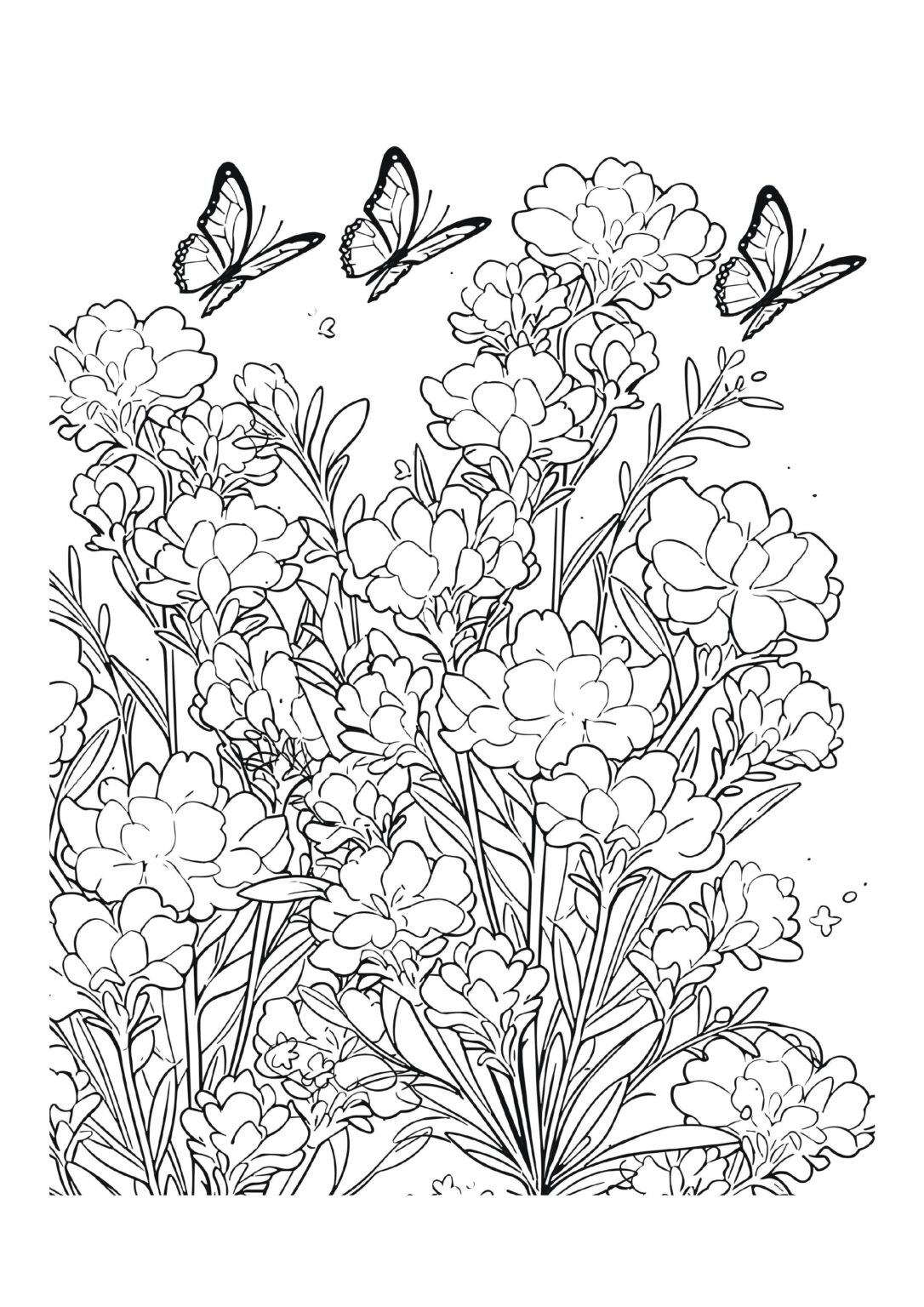 Wildflower Meadow Coloring Pages Collection I Meadow Magic