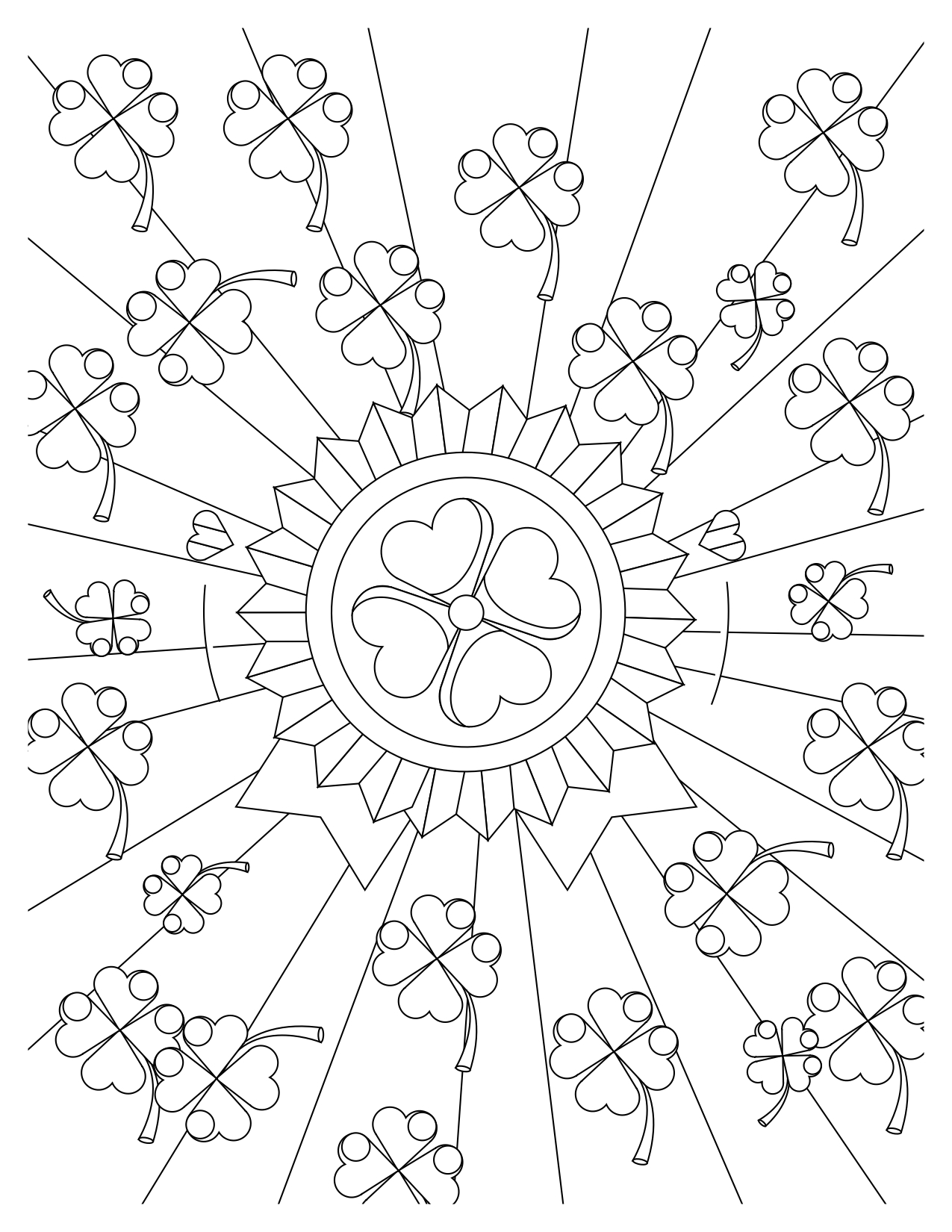 St. Patrick’s Day Coloring Pages I Luck of the Irish