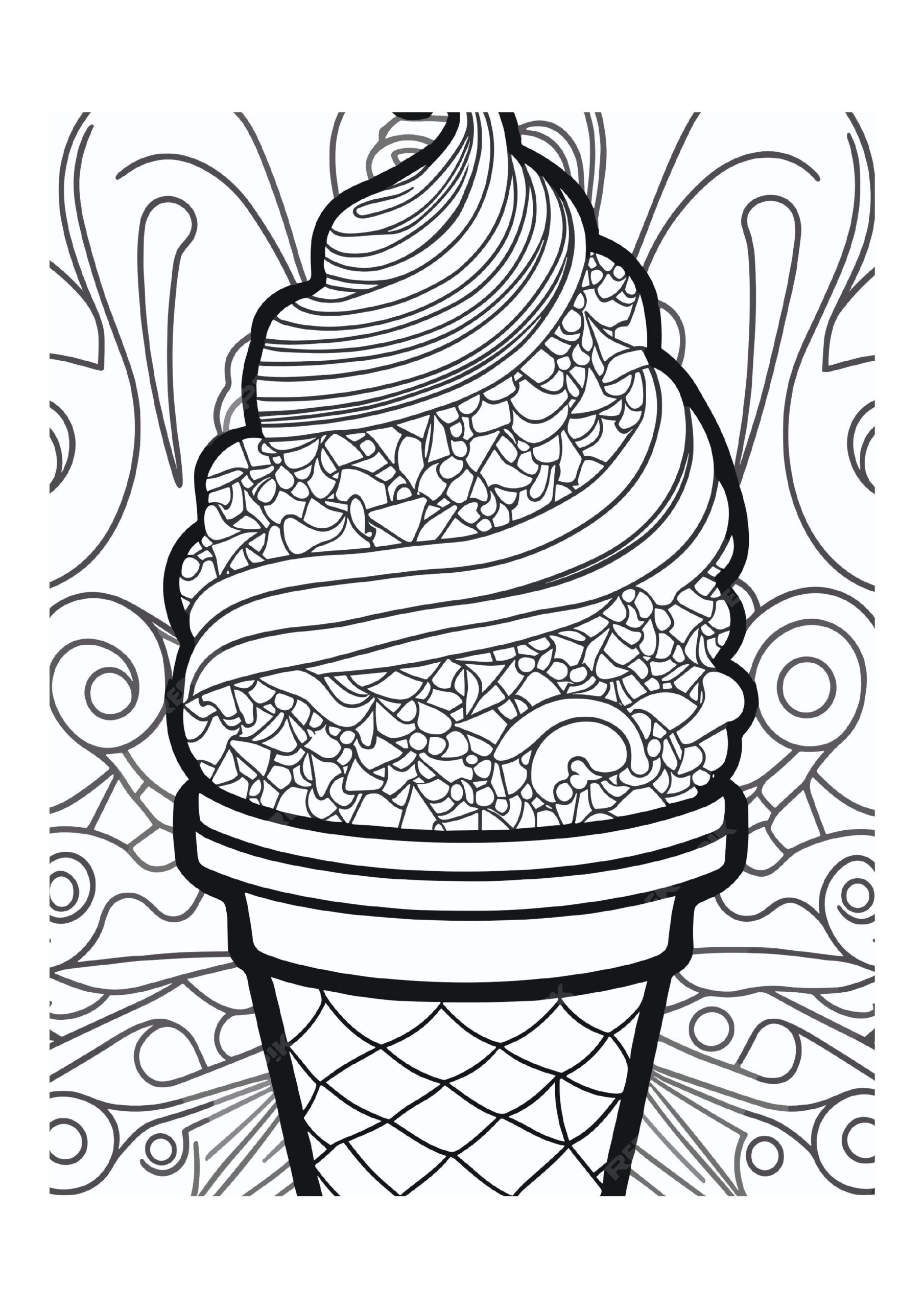 Fancy Food Delight Coloring Pages Collection I Gourmet Gallery
