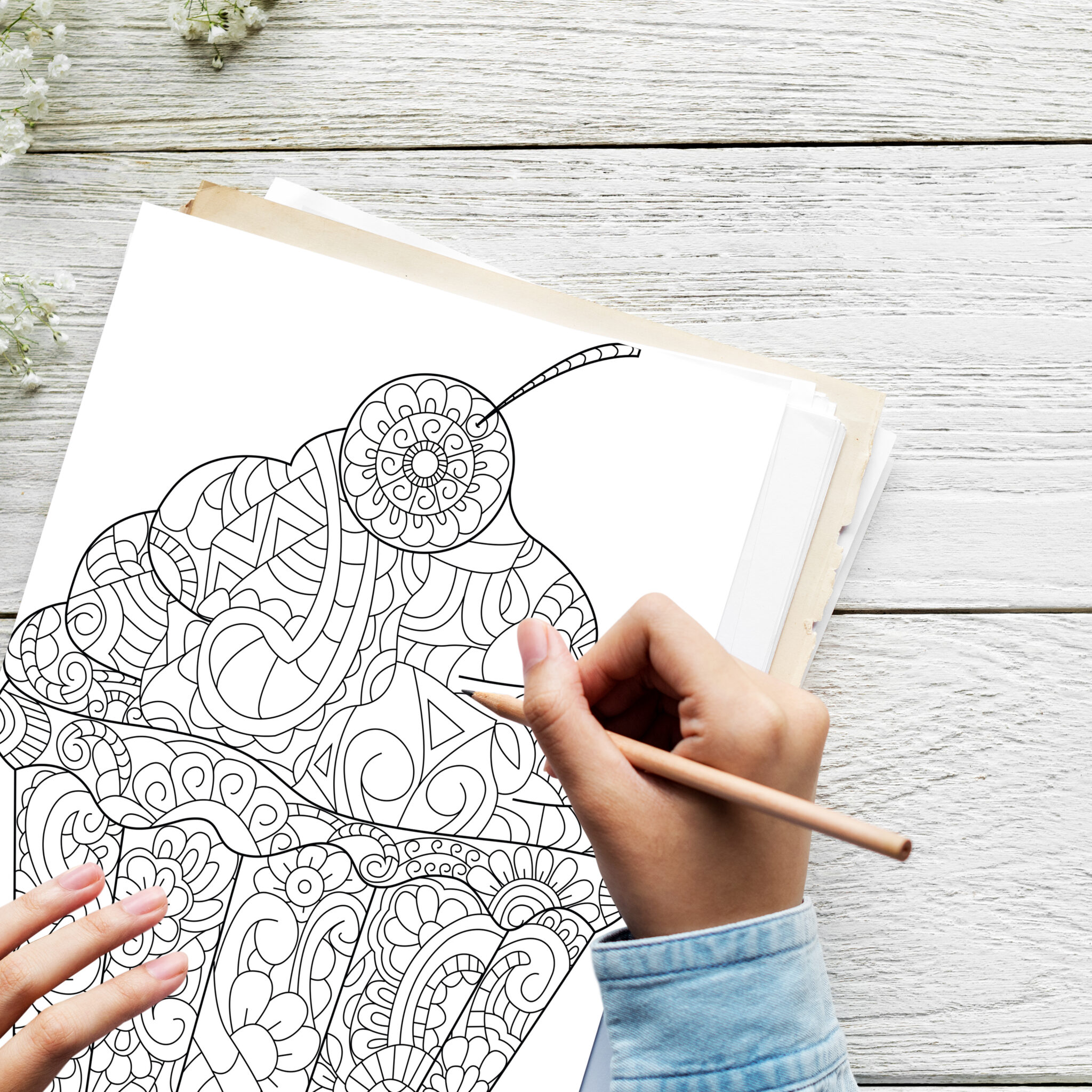 Fancy Food Delight Coloring Pages Collection I Gourmet Gallery