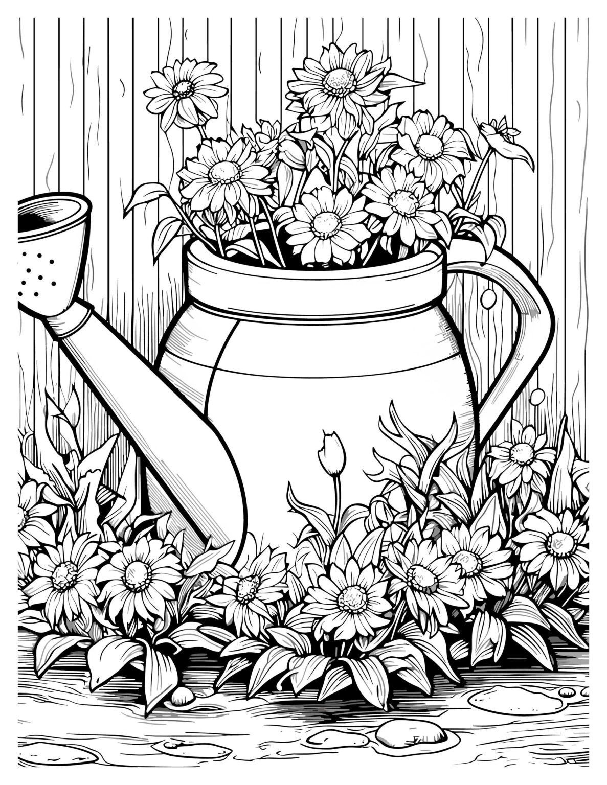 Garden Flower Coloring Pages Collection I Blooming Beauties