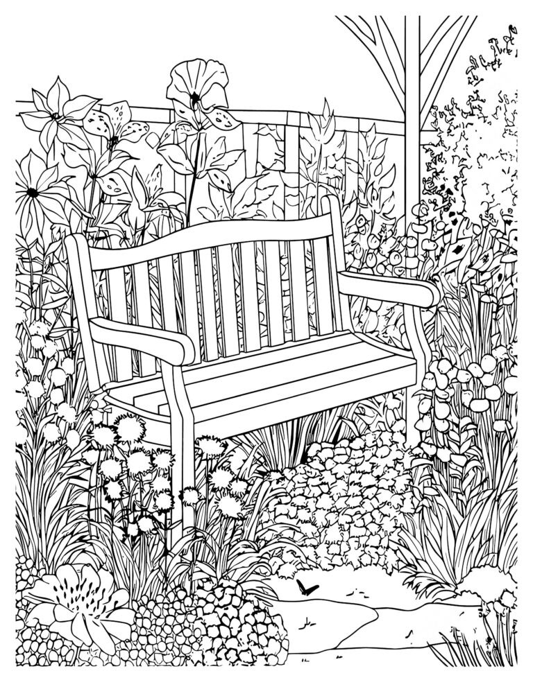 Garden Flower Coloring Pages Collection I Blooming Beauties