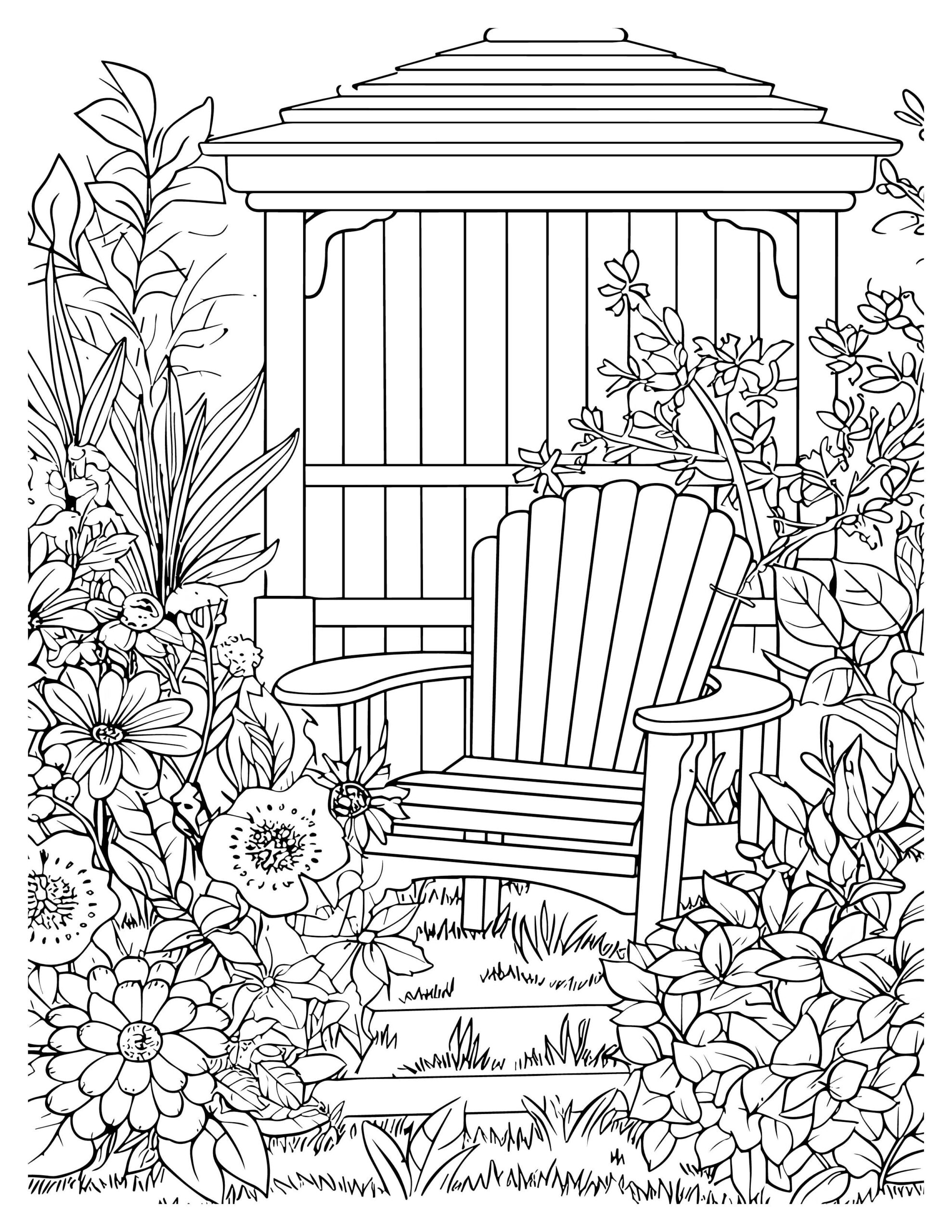 Garden Flower Coloring Pages Collection I Blooming Beauties