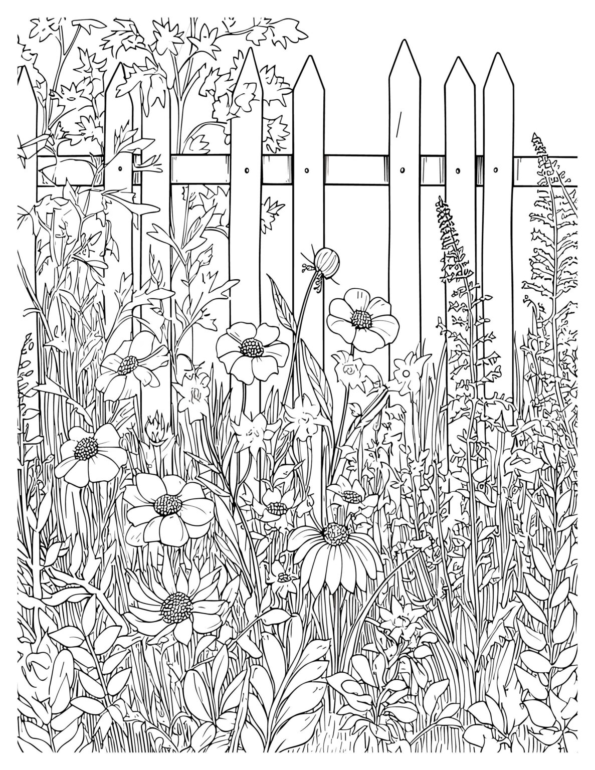 Garden Flower Coloring Pages Collection I Blooming Beauties