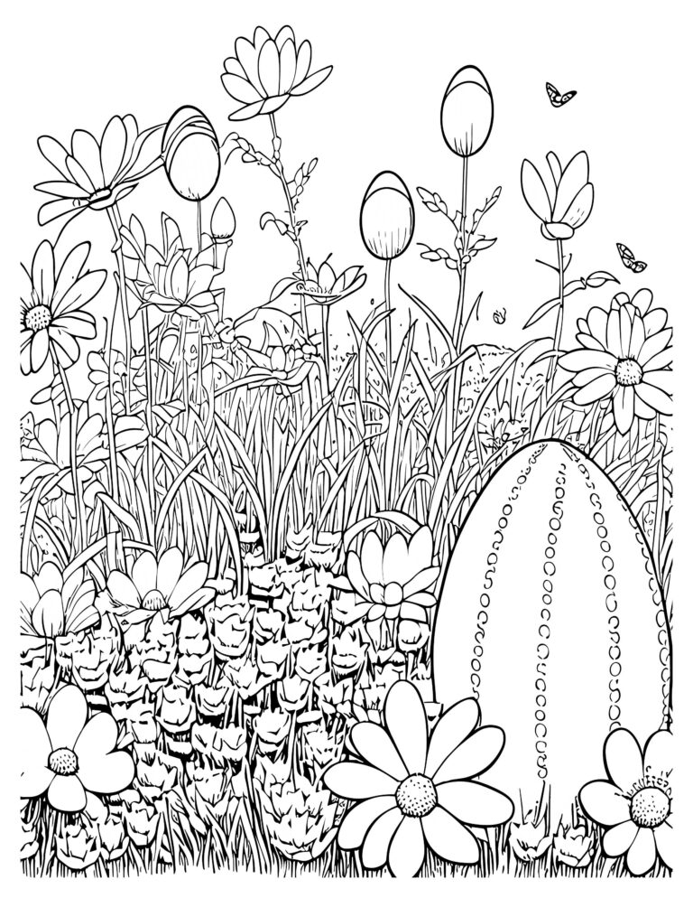 Garden Flower Coloring Pages Collection I Blooming Beauties