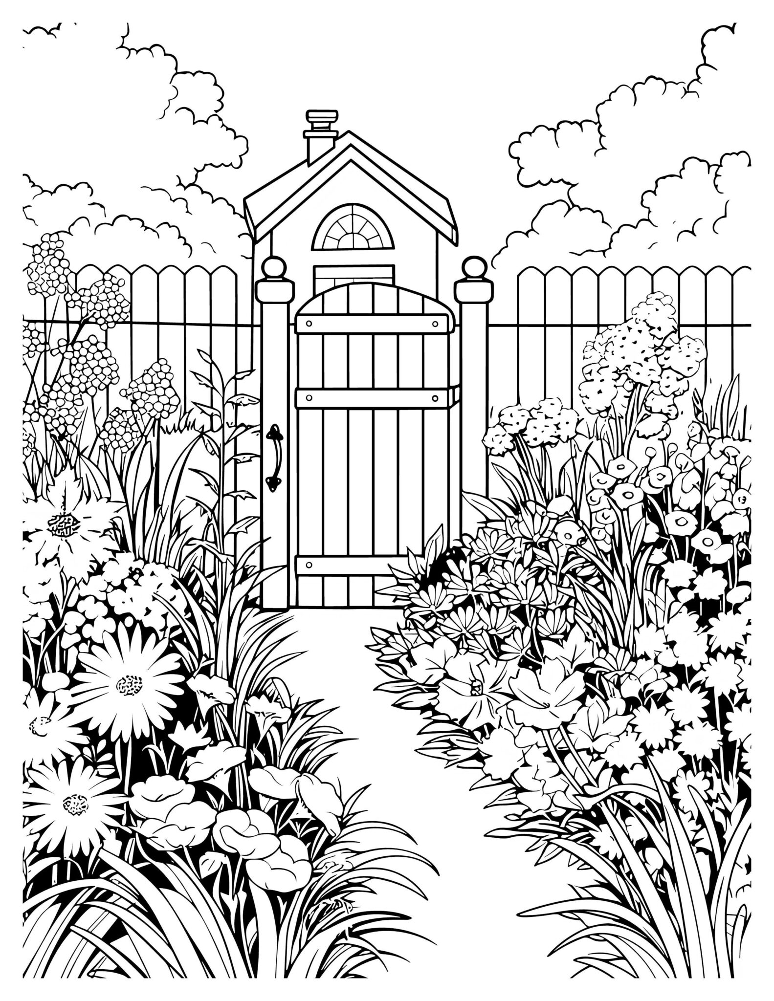 Garden Flower Coloring Pages Collection I Blooming Beauties