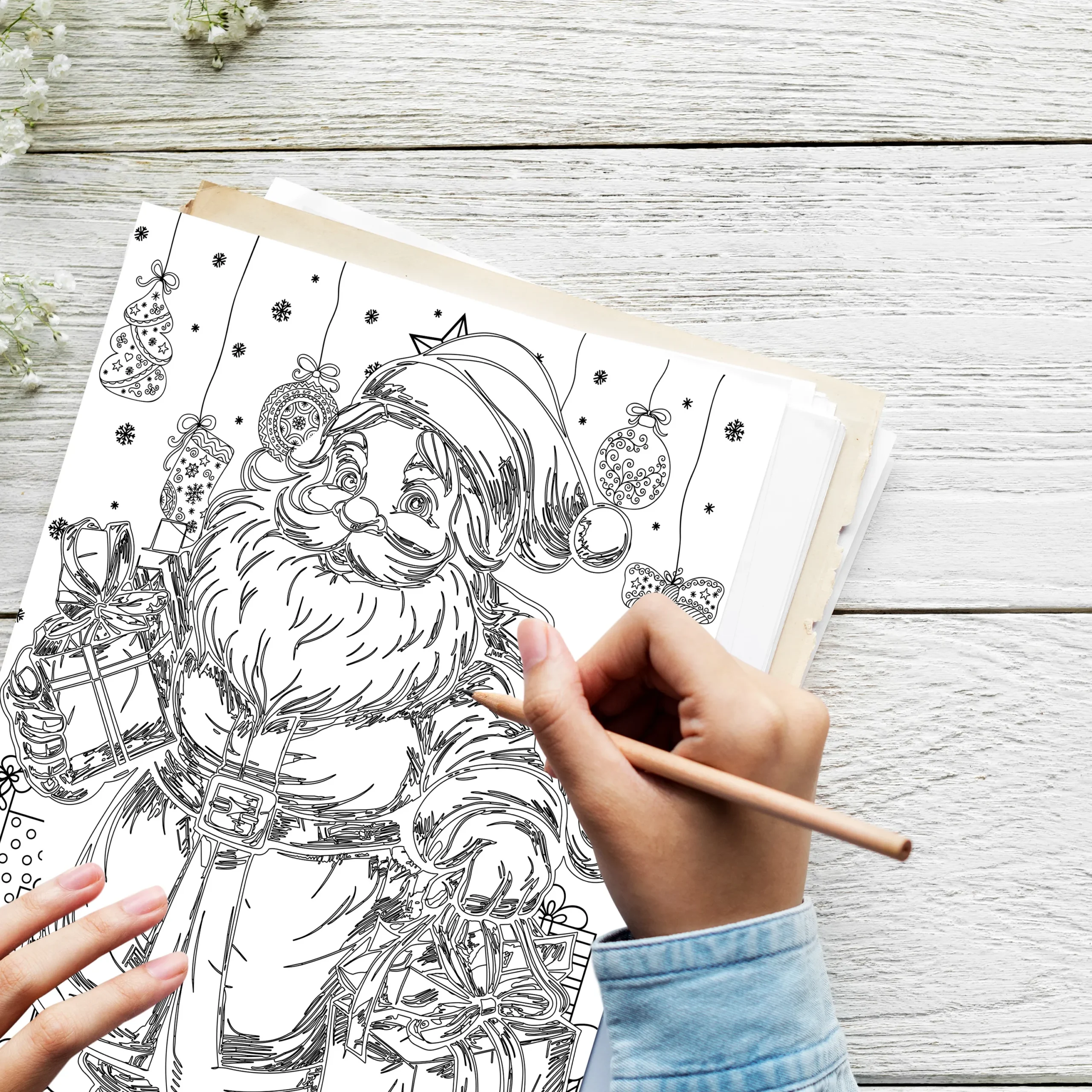 Joyful Christmas Coloring Pages Collection I Holiday Cheer