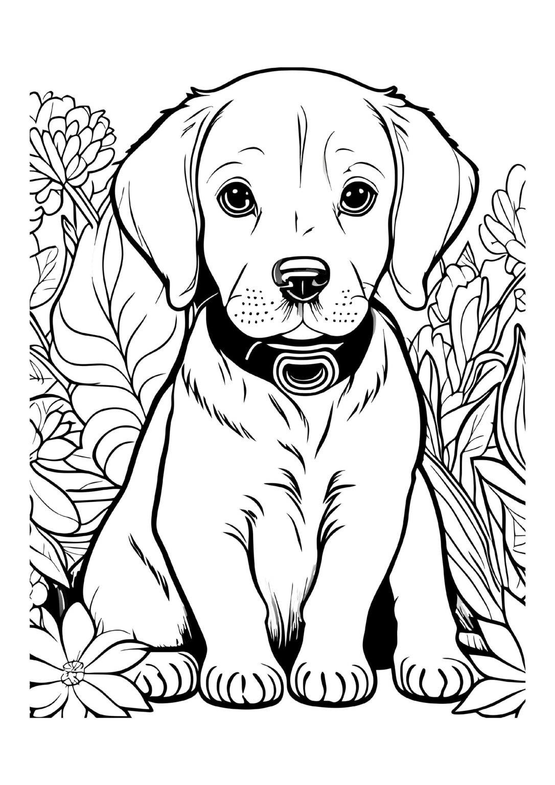 Cute Puppy Coloring Pages I Free and Adorable Printables