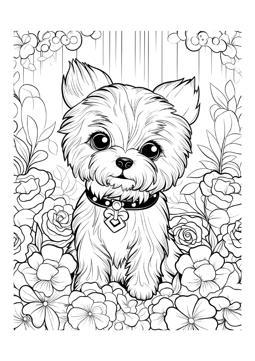 Cute Puppy Coloring Pages I Free and Adorable Printables