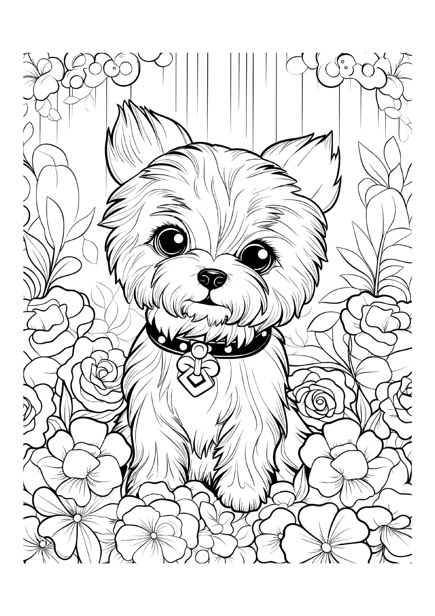 Cute Puppy Coloring Pages I Free and Adorable Printables