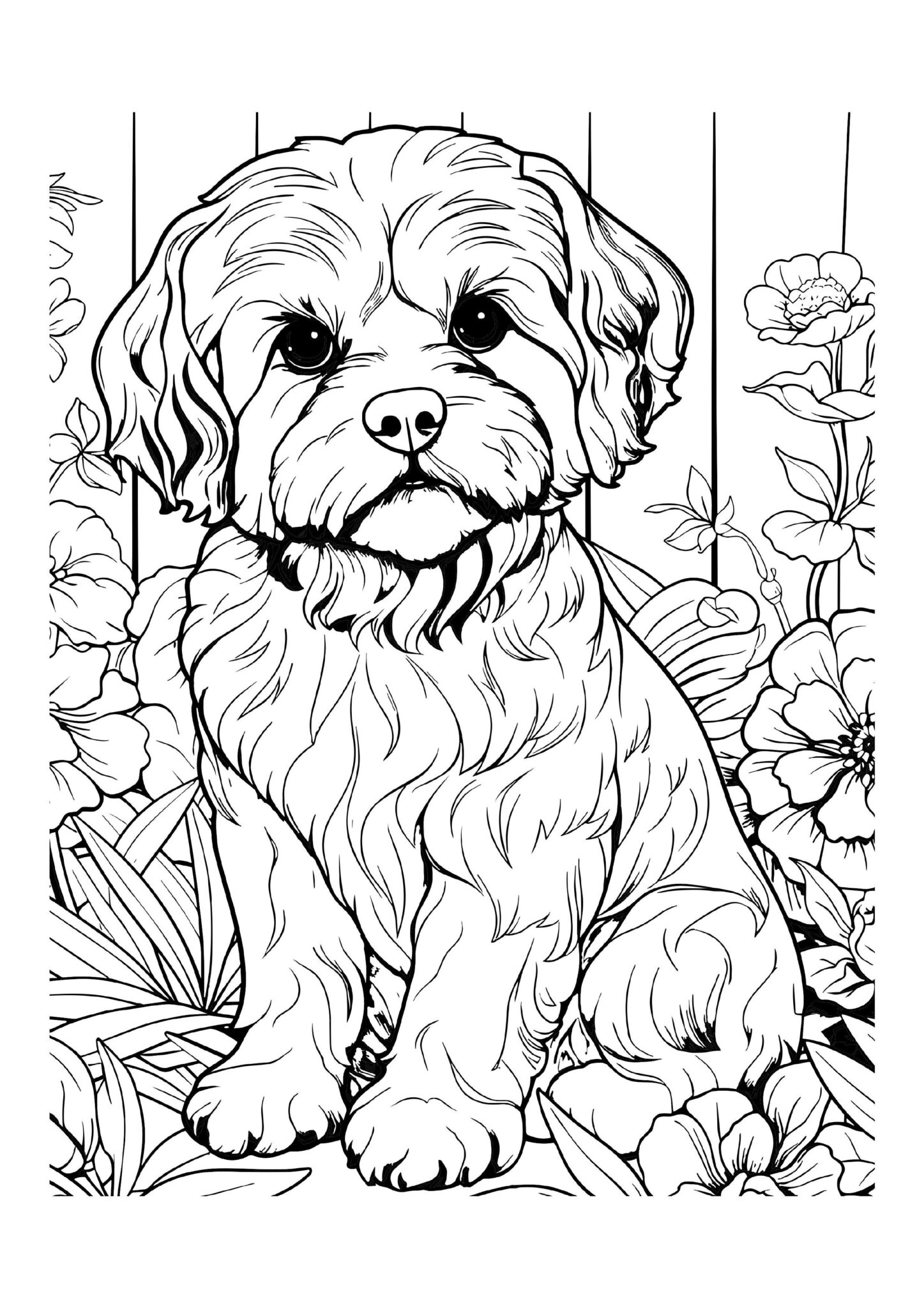 Cute Puppy Coloring Pages I Free and Adorable Printables