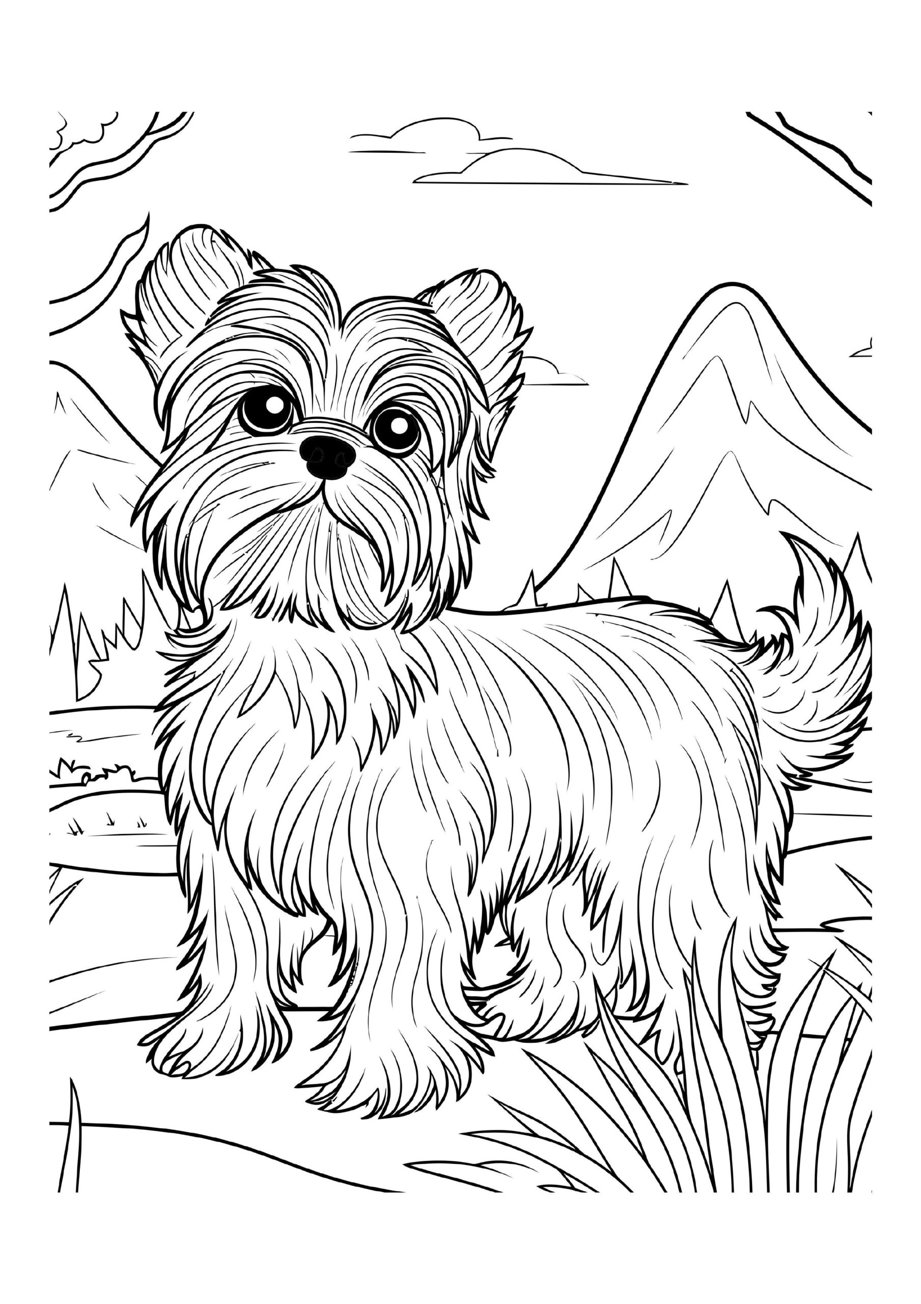 Cute Puppy Coloring Pages I Free and Adorable Printables