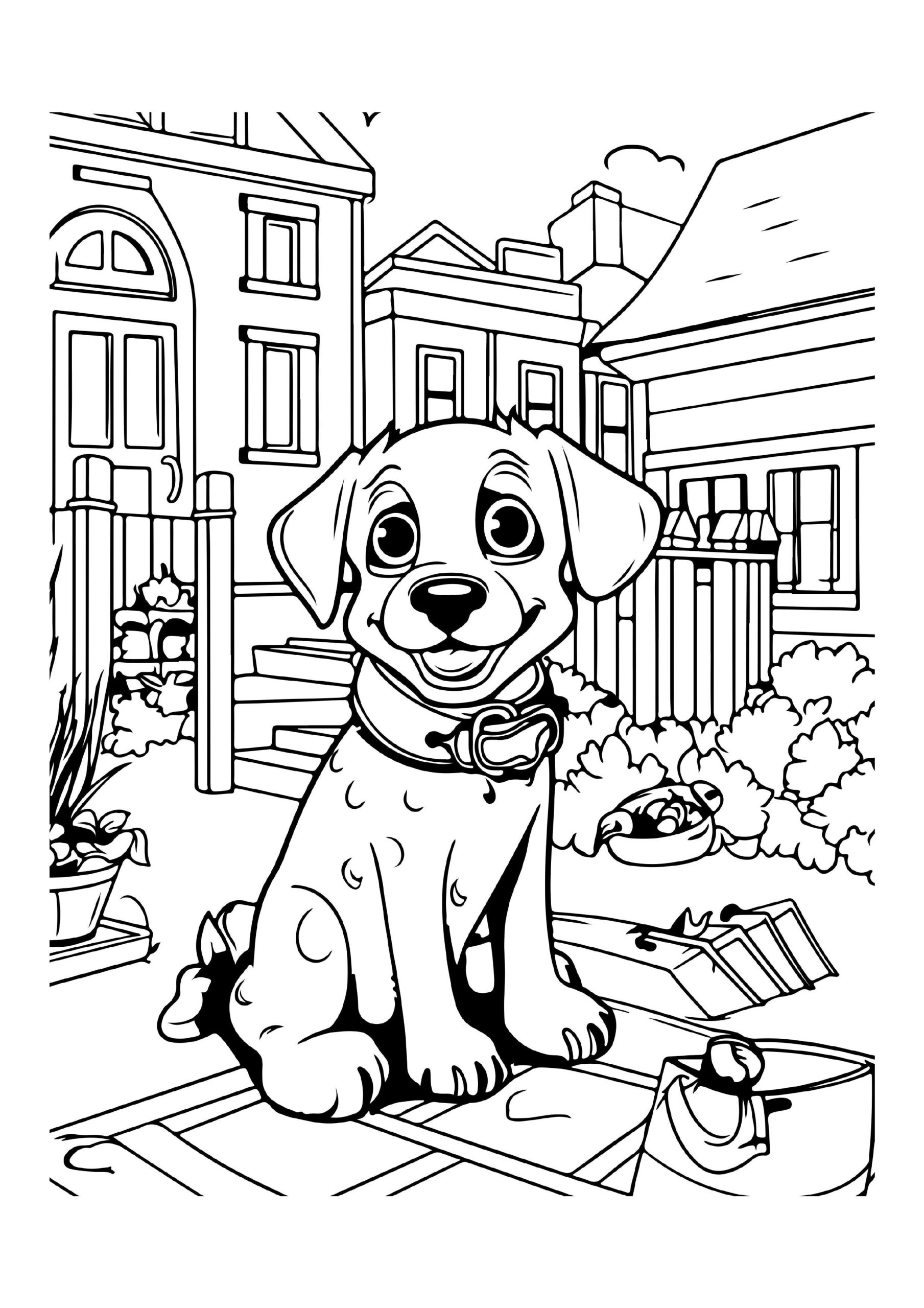Cute Puppy Coloring Pages I Free and Adorable Printables