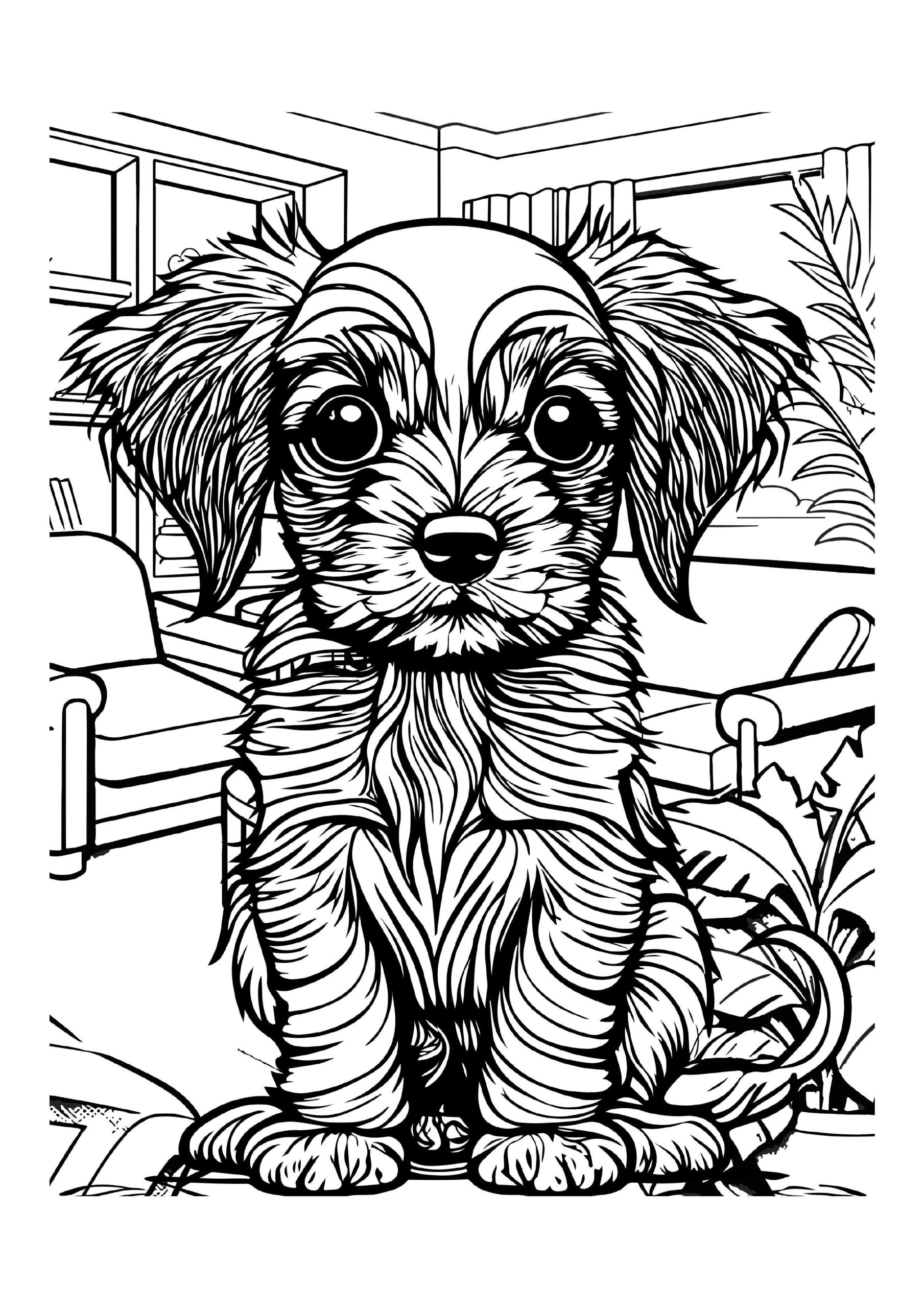 Cute Puppy Coloring Pages I Free and Adorable Printables
