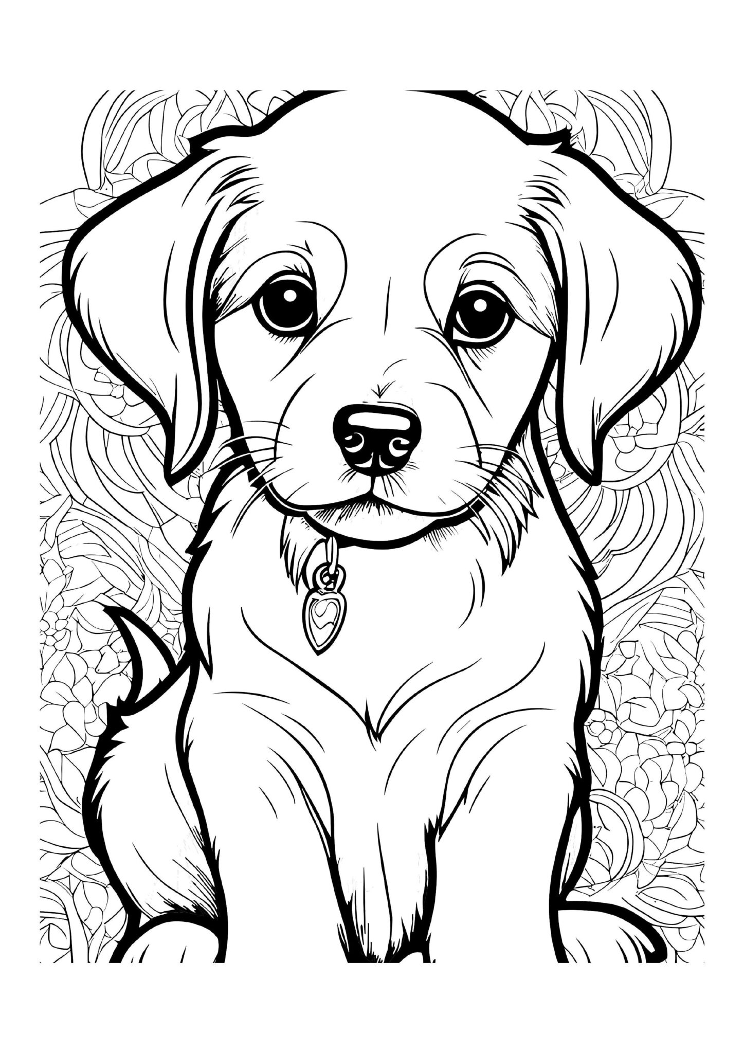 Cute Puppy Coloring Pages I Free and Adorable Printables