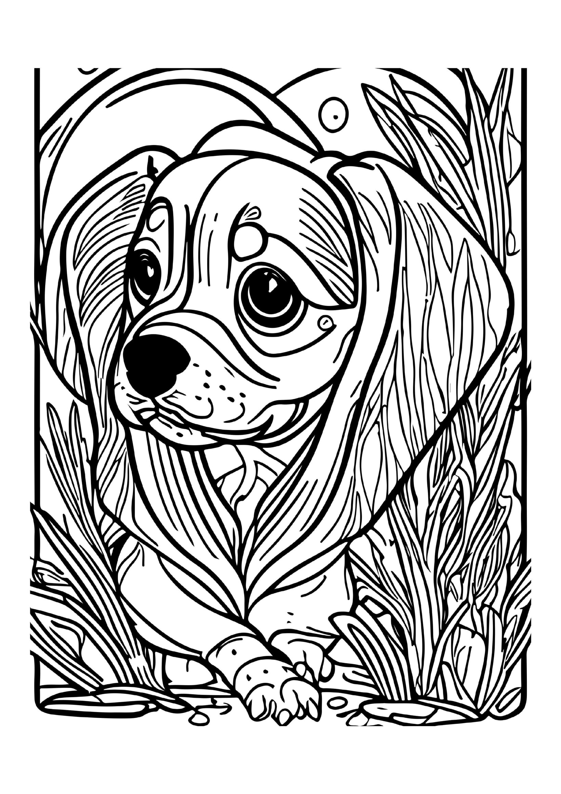 Cute Puppy Coloring Pages I Free and Adorable Printables