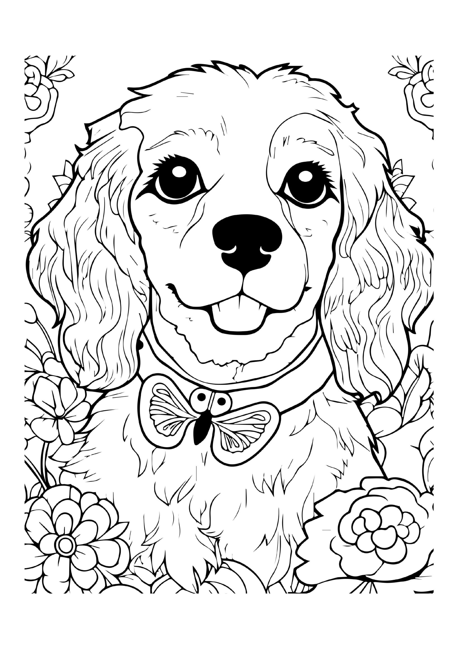 Cute Puppy Coloring Pages I Free and Adorable Printables
