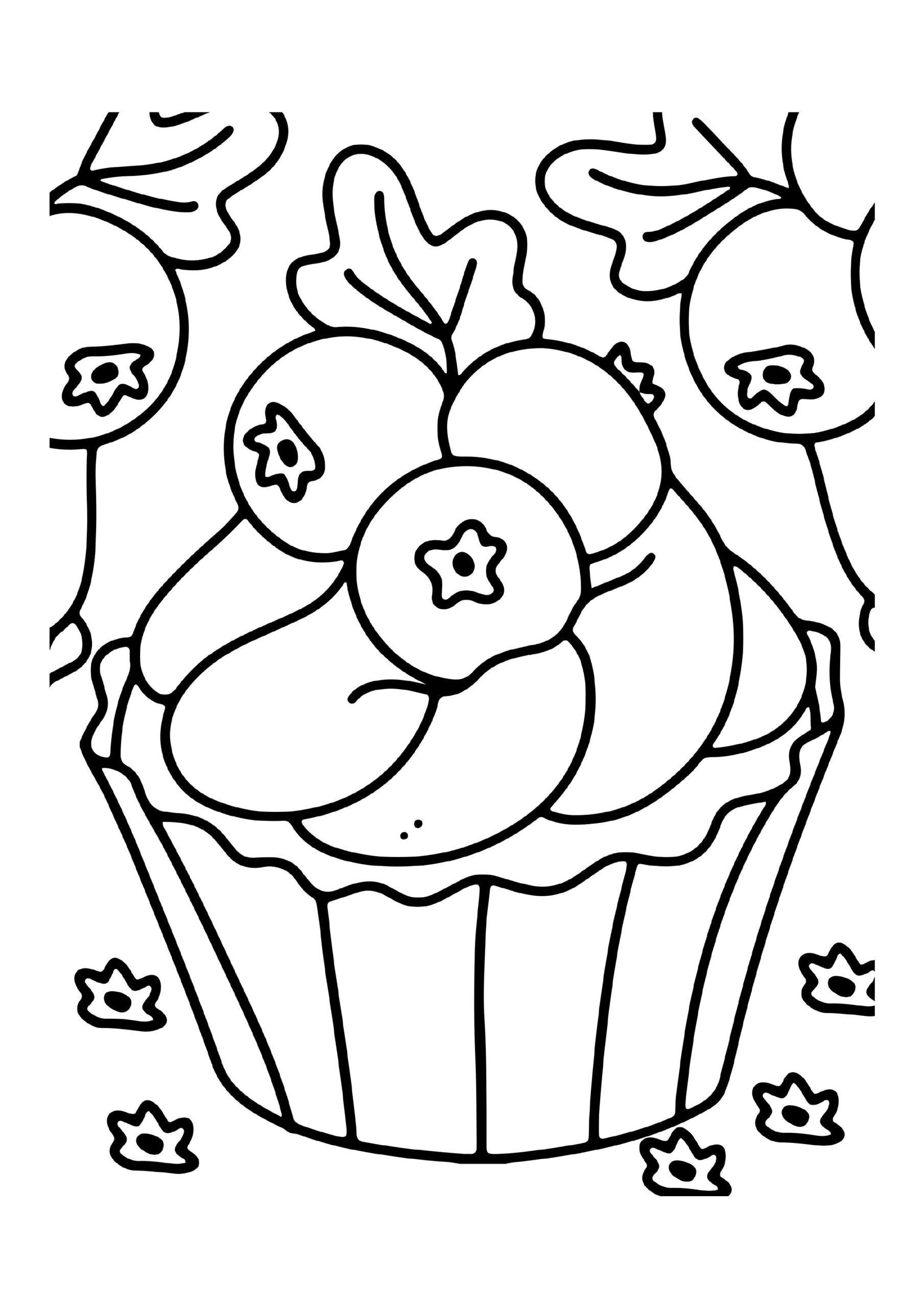 Delectable Cupcake Coloring Pages I Fun for Kids and Adults