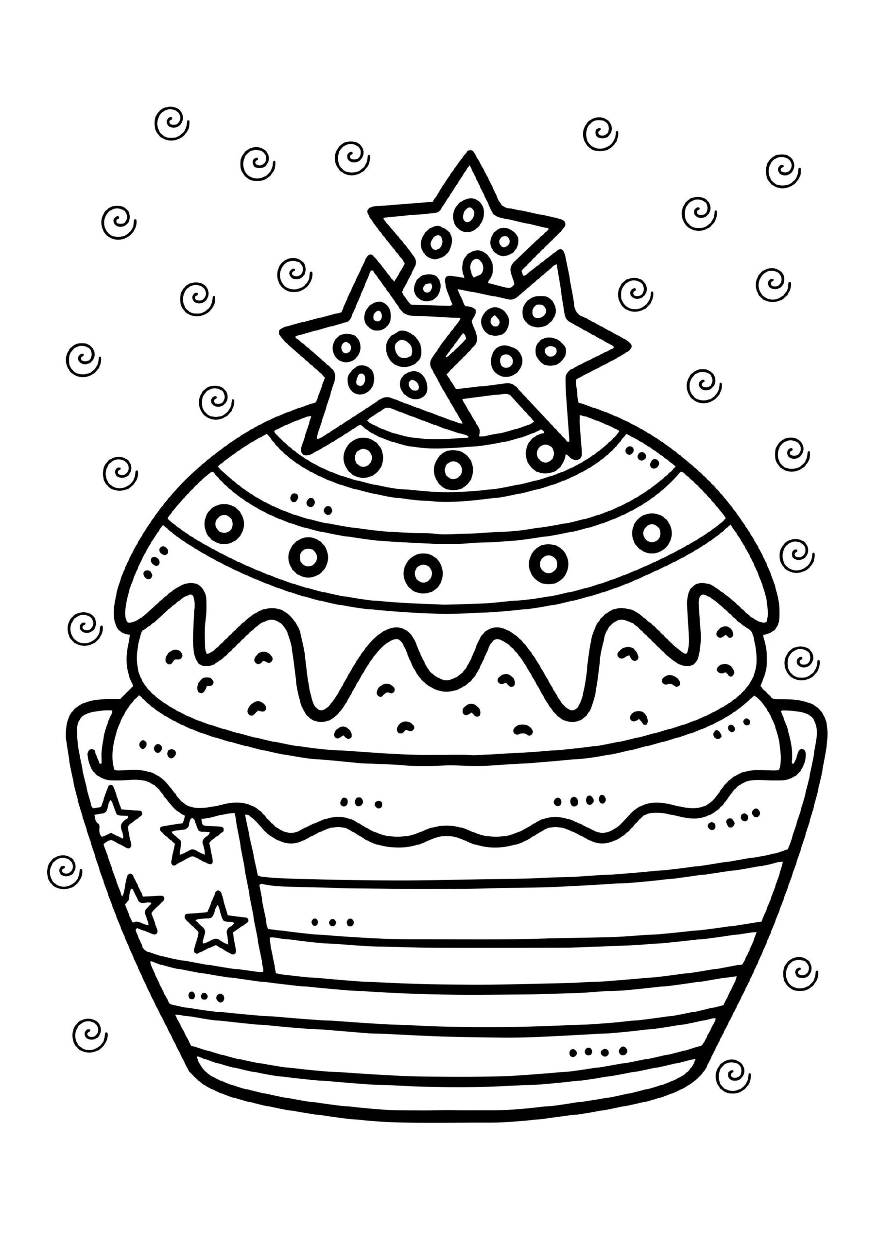 Delectable Cupcake Coloring Pages I Fun for Kids and Adults