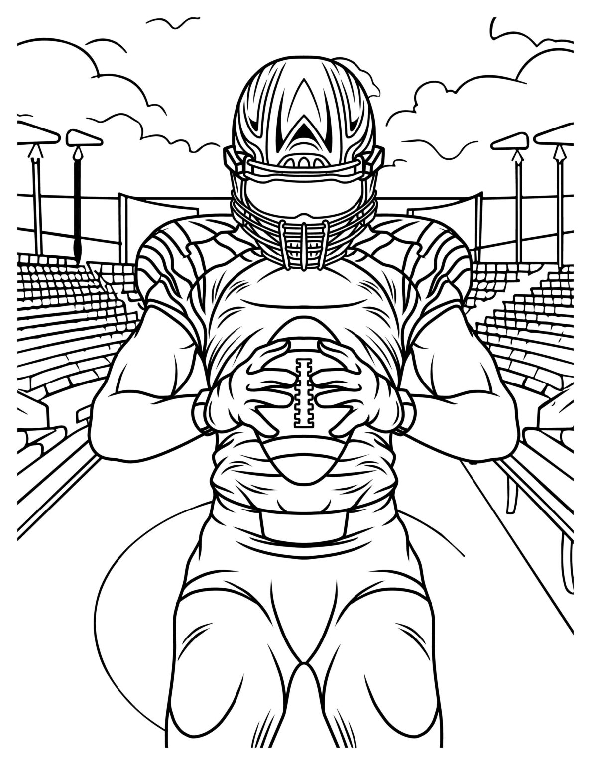 Football Coloring Pages: Fun And Creative Activity