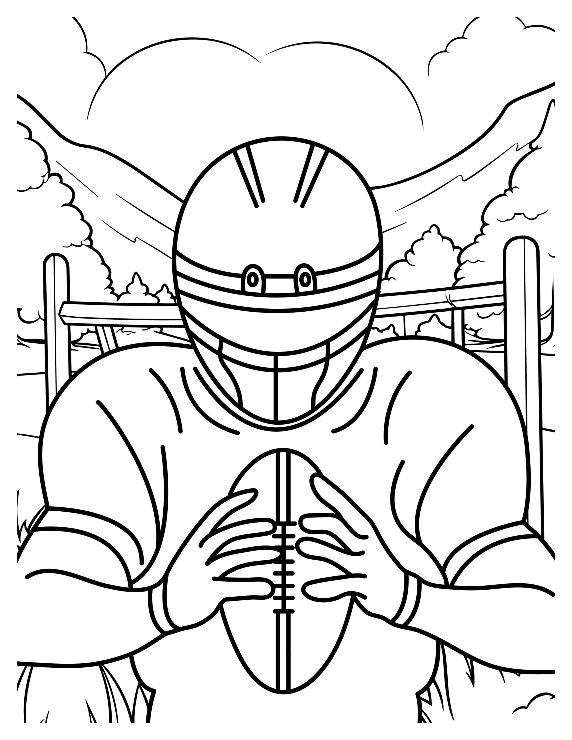 Football Coloring Pages: Fun And Creative Activity